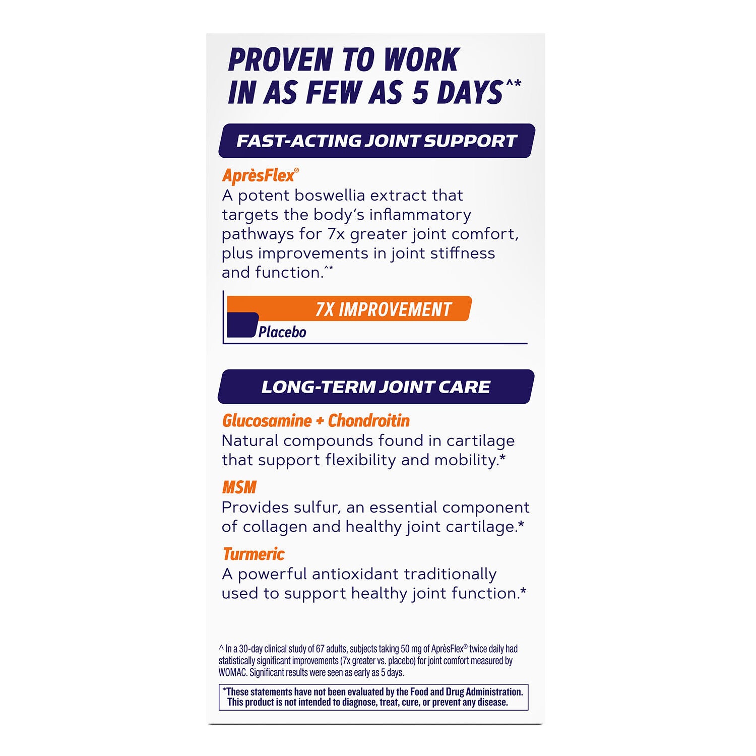 GNC - TriFlex Joint Support Fast-Acting - 240 Caplets (60 Servings) | GNC