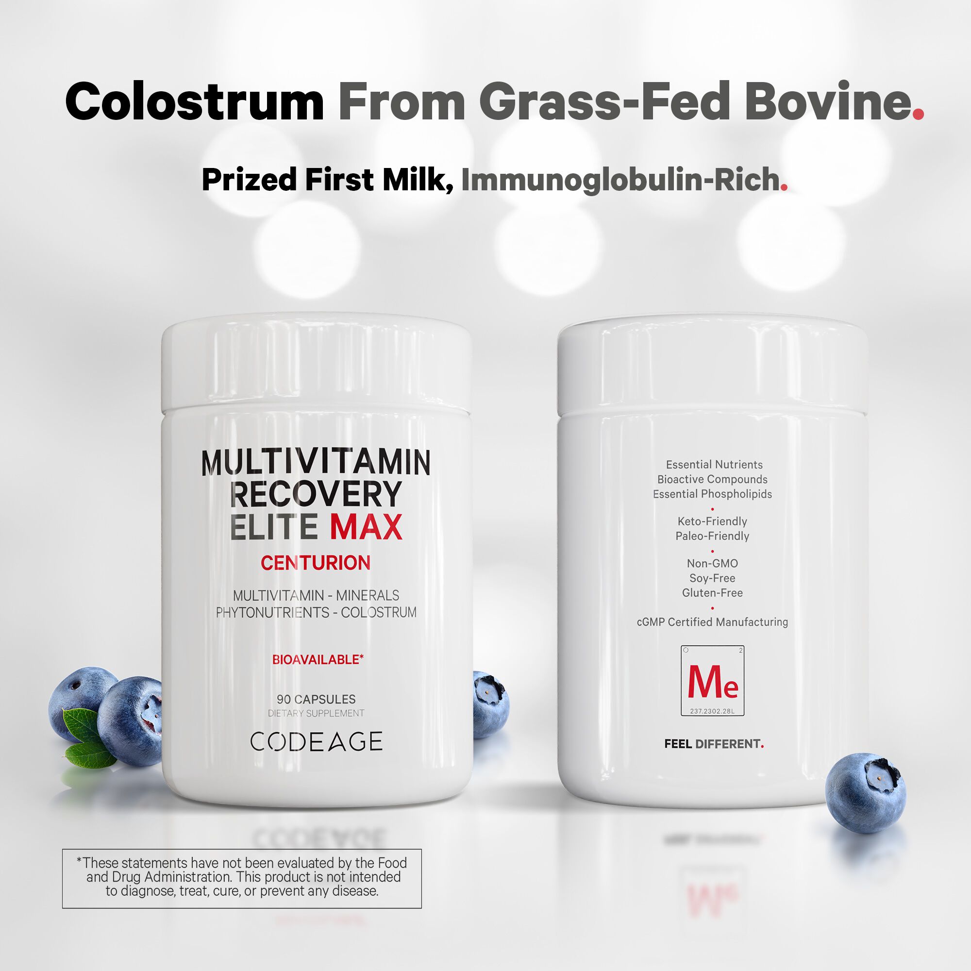 Codeage - Multivitamin Recovery Elite Max - 90 Capsules (30 Servings) | GNC