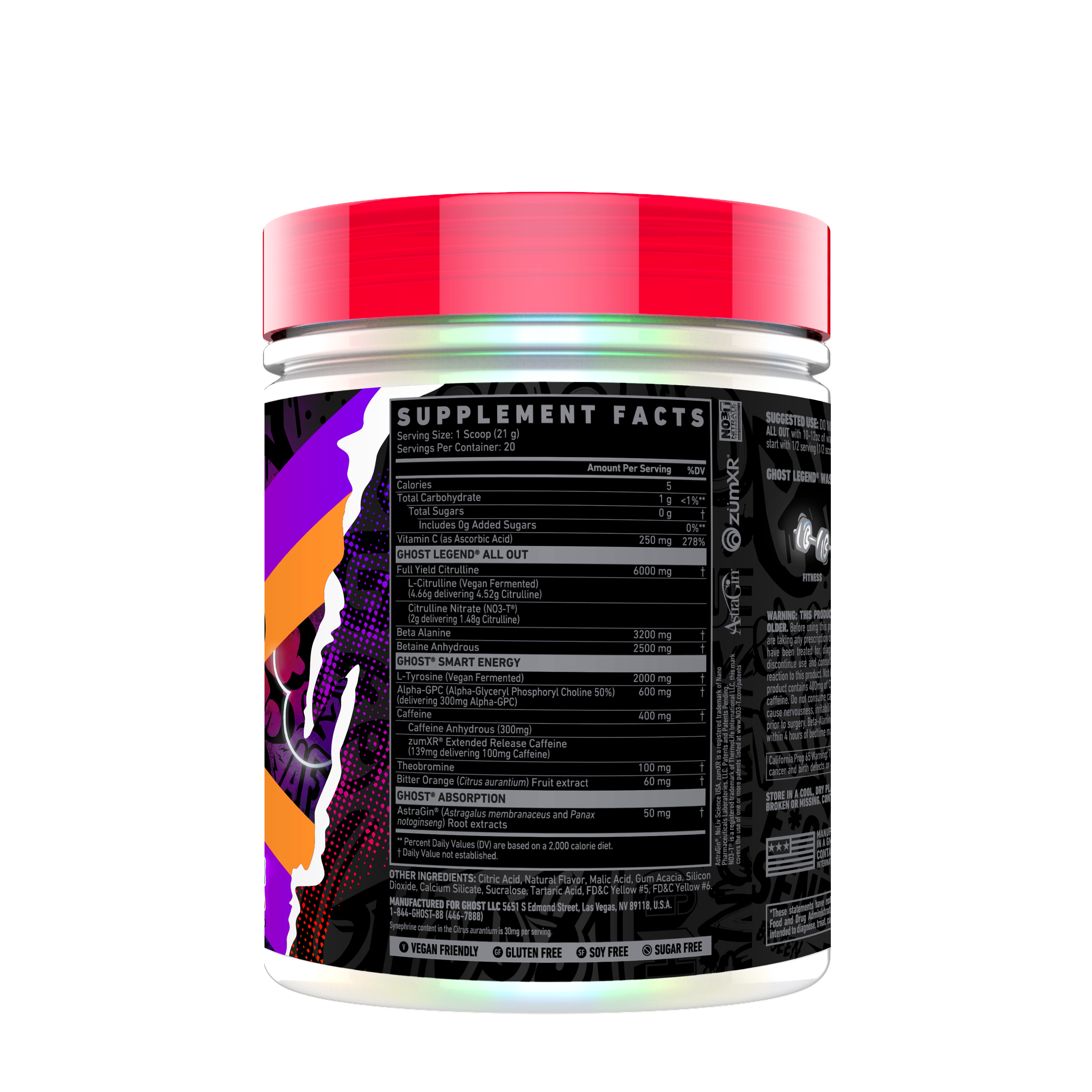 GHOST® LEGEND® ALL OUT Pre-workout | GNC