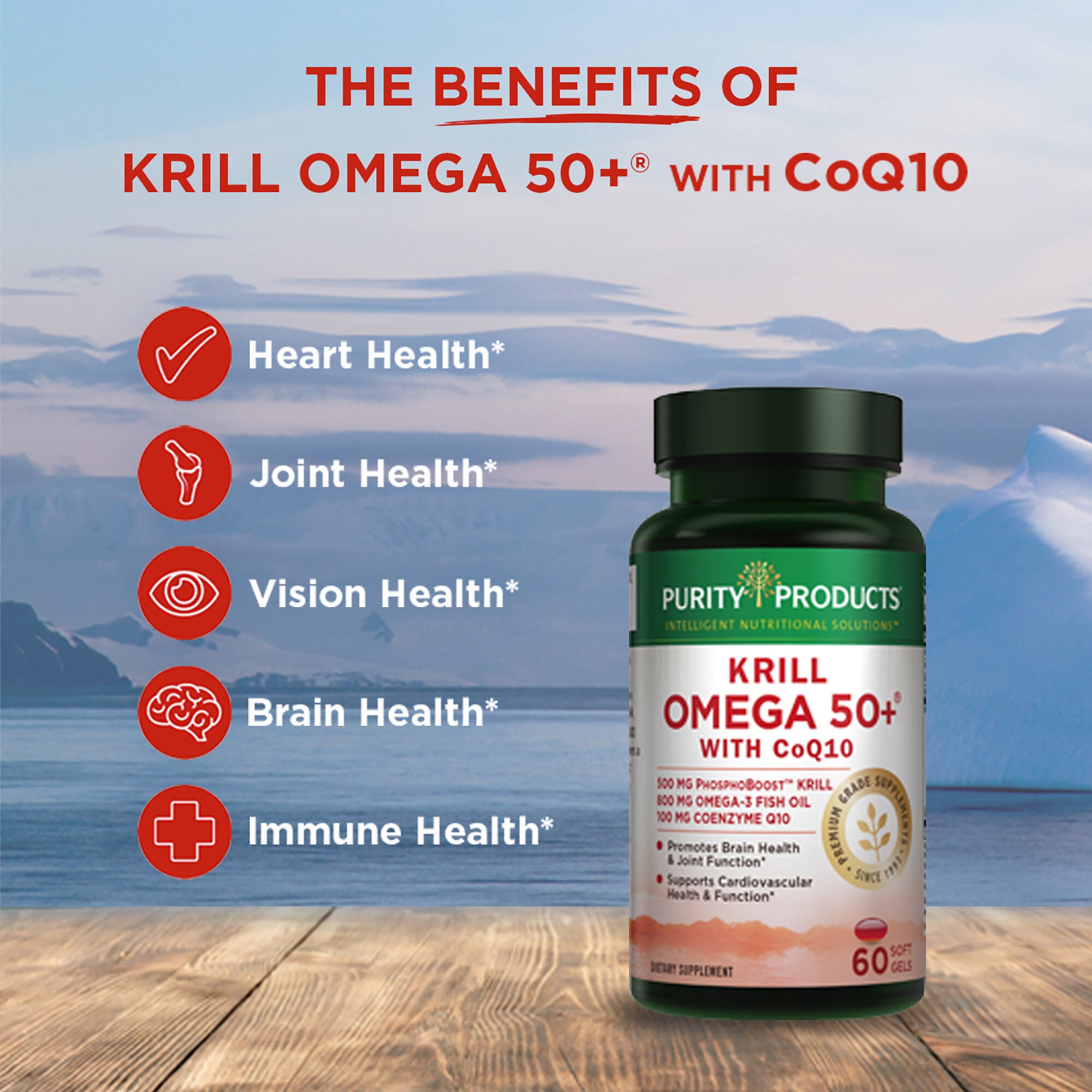Purity Products® Krill Omeg50+ With Coq10 | GNC