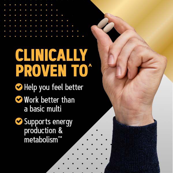 GNC Mega Men® - Energy & Metabolism Multivitamin - 90 Caplets (45 ...