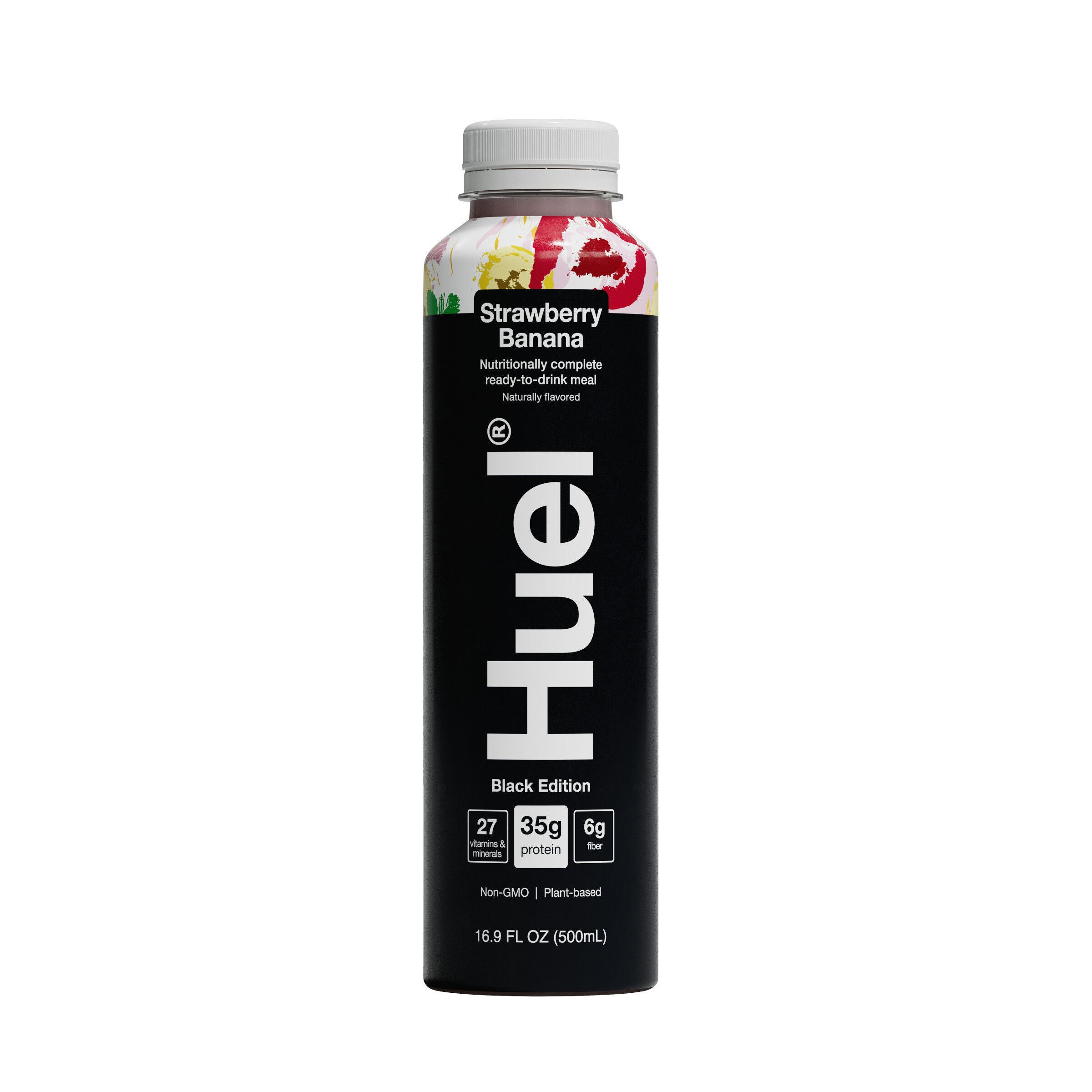 Huel® - Black Edition RTD High-Protein Meal - Strawberry Banana - 16.9 ...