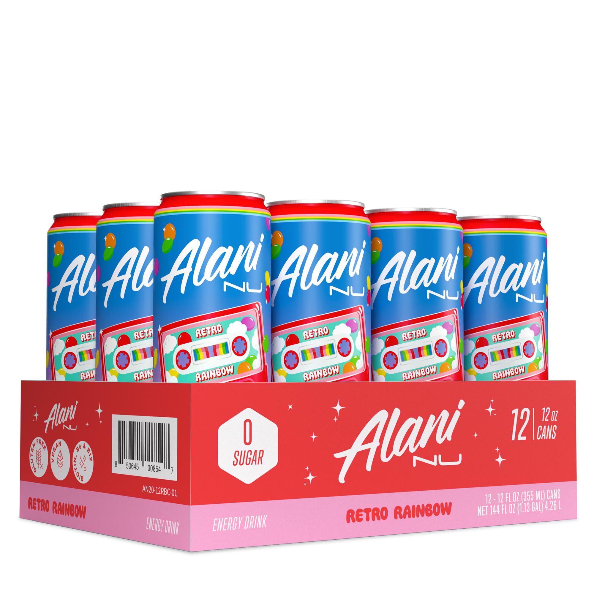 Energy Drink - Retro Rainbow - 12 Cans Retro Rainbow | GNC
