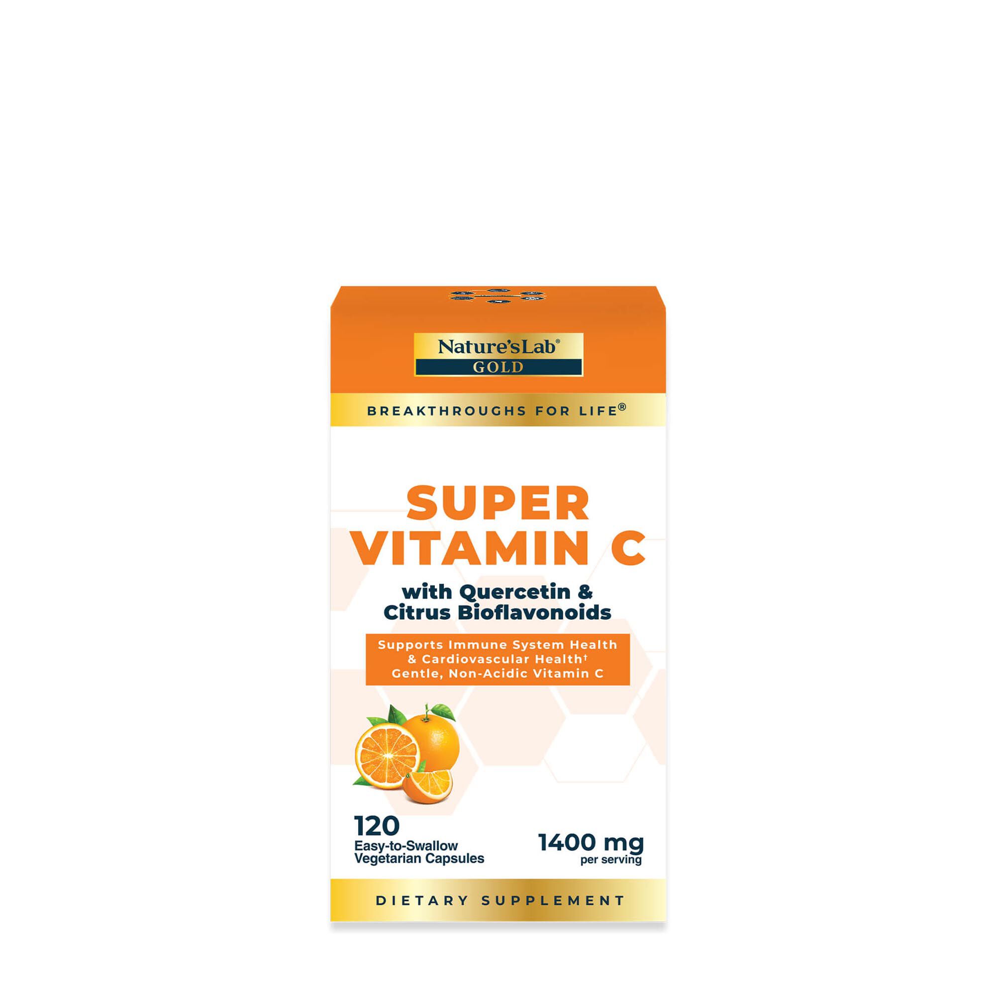 Nature's Lab® Super Vitamin C with Quercetin & Citrus Bioflavanoids | GNC