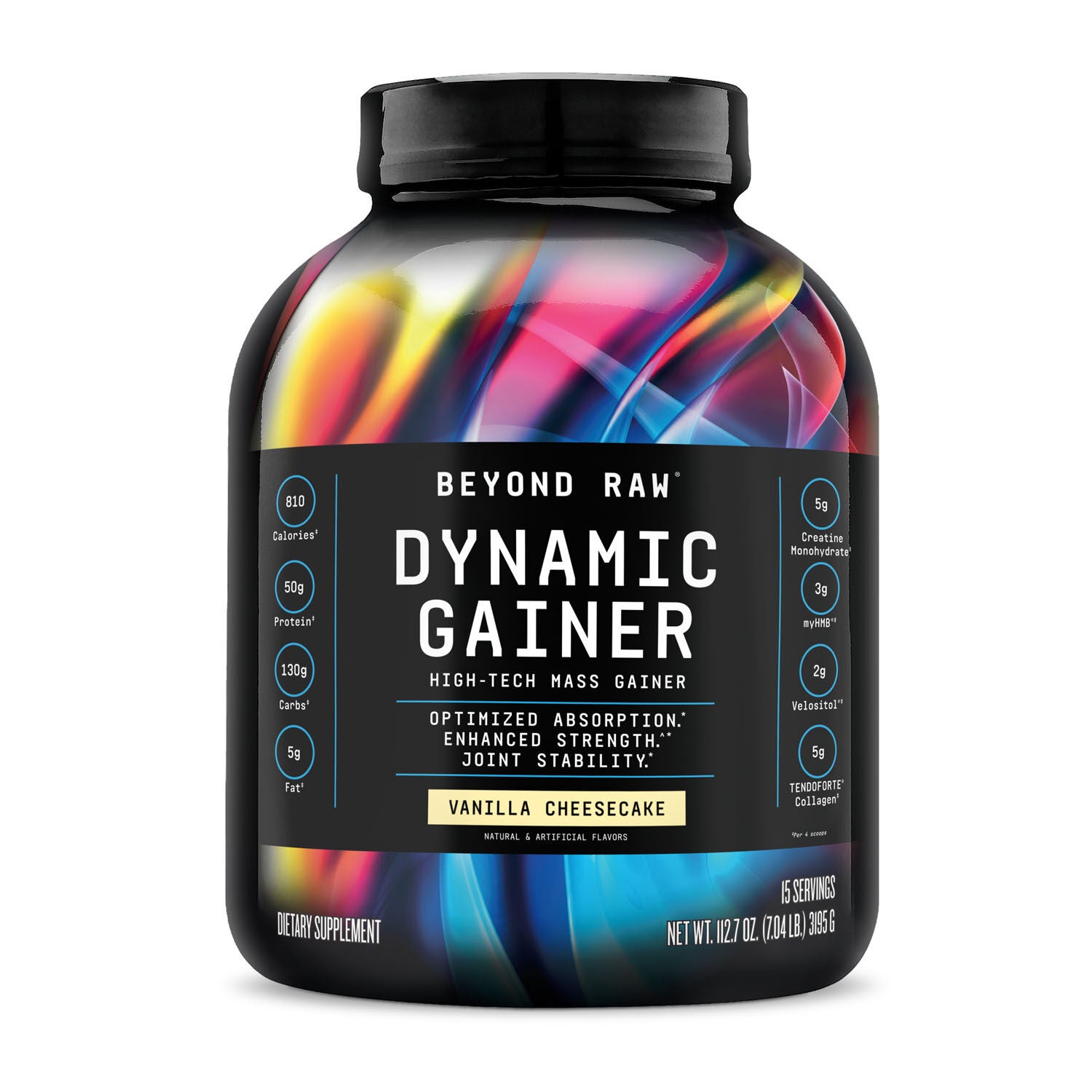 Beyond Raw® - Dynamic Gainer High-Tech Mass Gainer: Vanilla Cheesecake ...