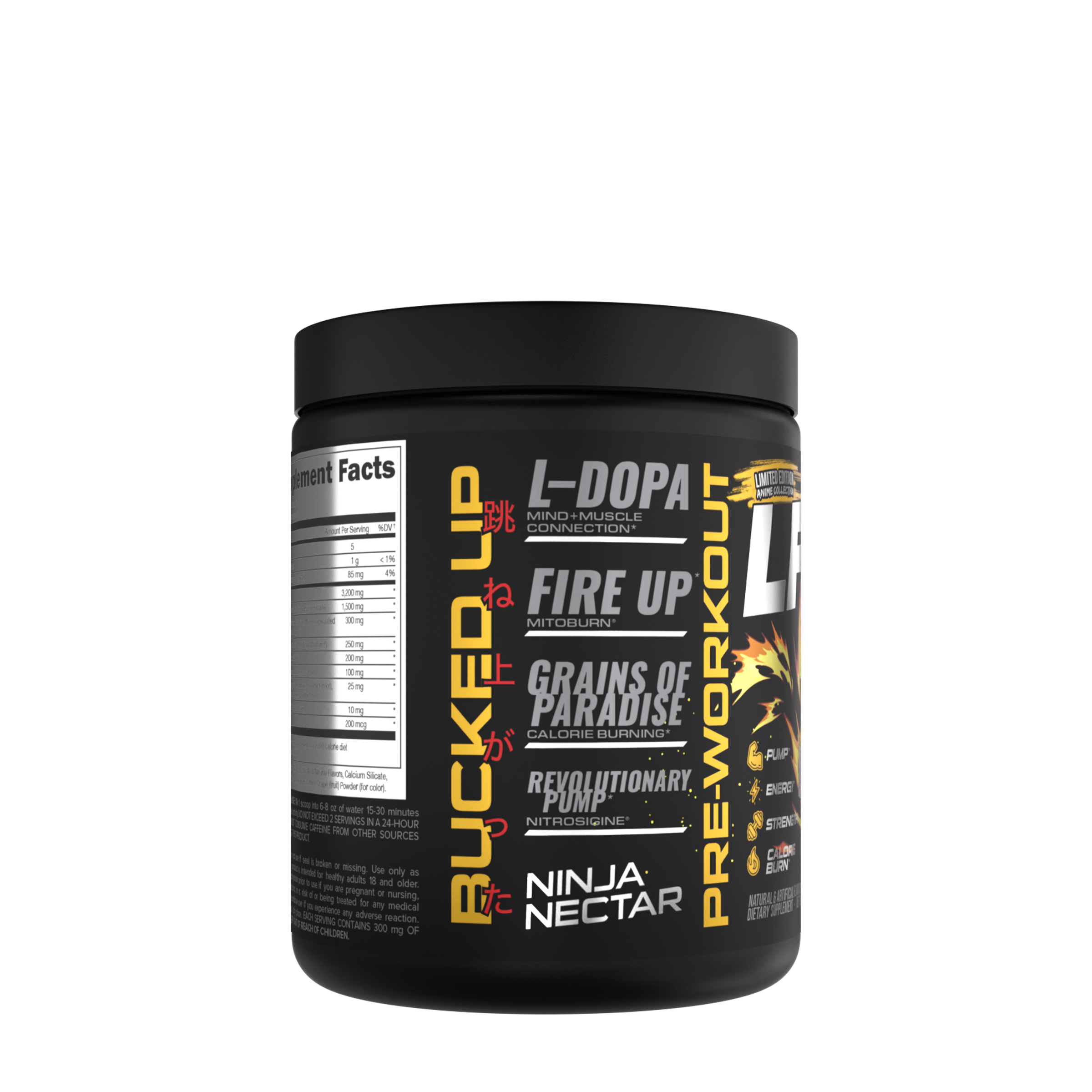 Bucked Up® - LFG Burn Pre-Workout - Ninja Nectar (30 Servings) | GNC
