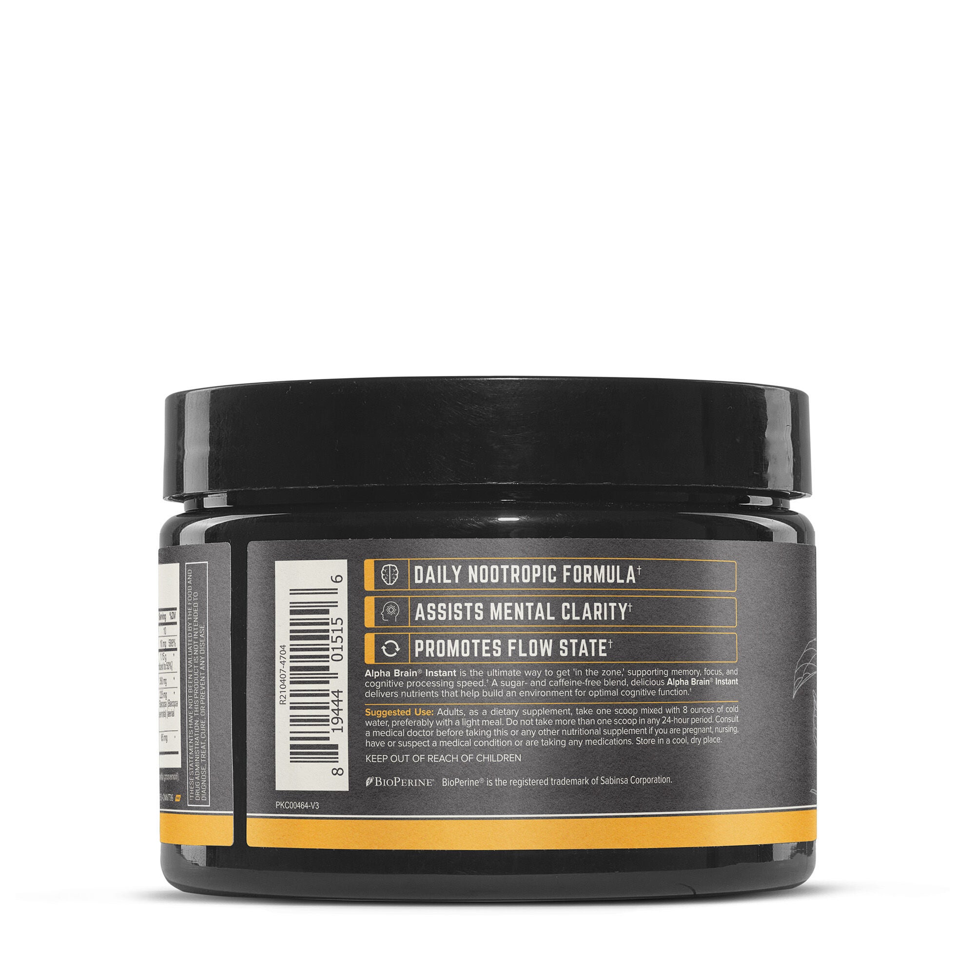 Onnit - Alpha Brain® Instant Memory & Focus - Peach - 3.8 oz | GNC