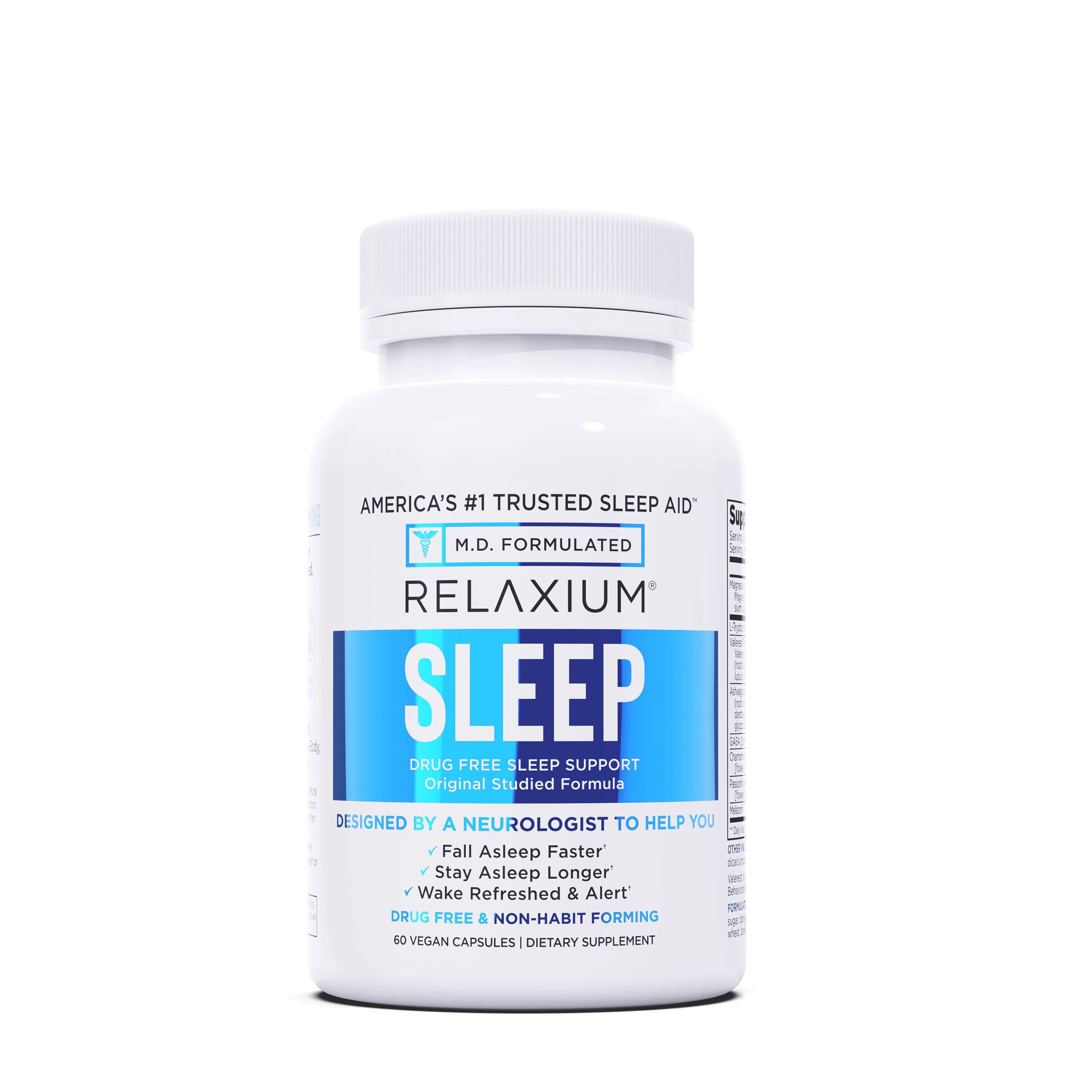 Relaxium - Sleep Support - 60 Capsules (30 Servings) | GNC