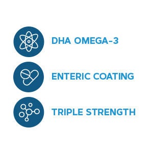 GNC - Triple Strength DHA 1000 Mini - 90 Mini Softgels (45 Servings) | GNC