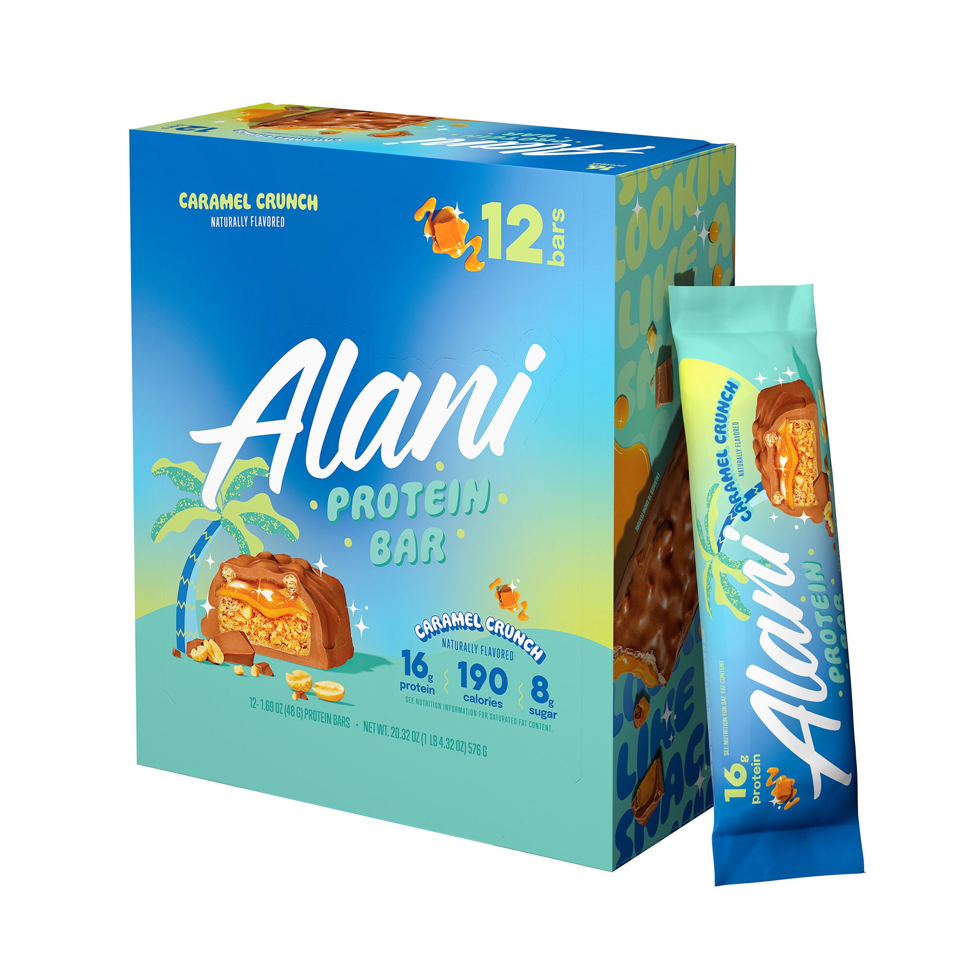 Alani Nu - Protein Bar - Caramel Crunch - 12 Bars | GNC
