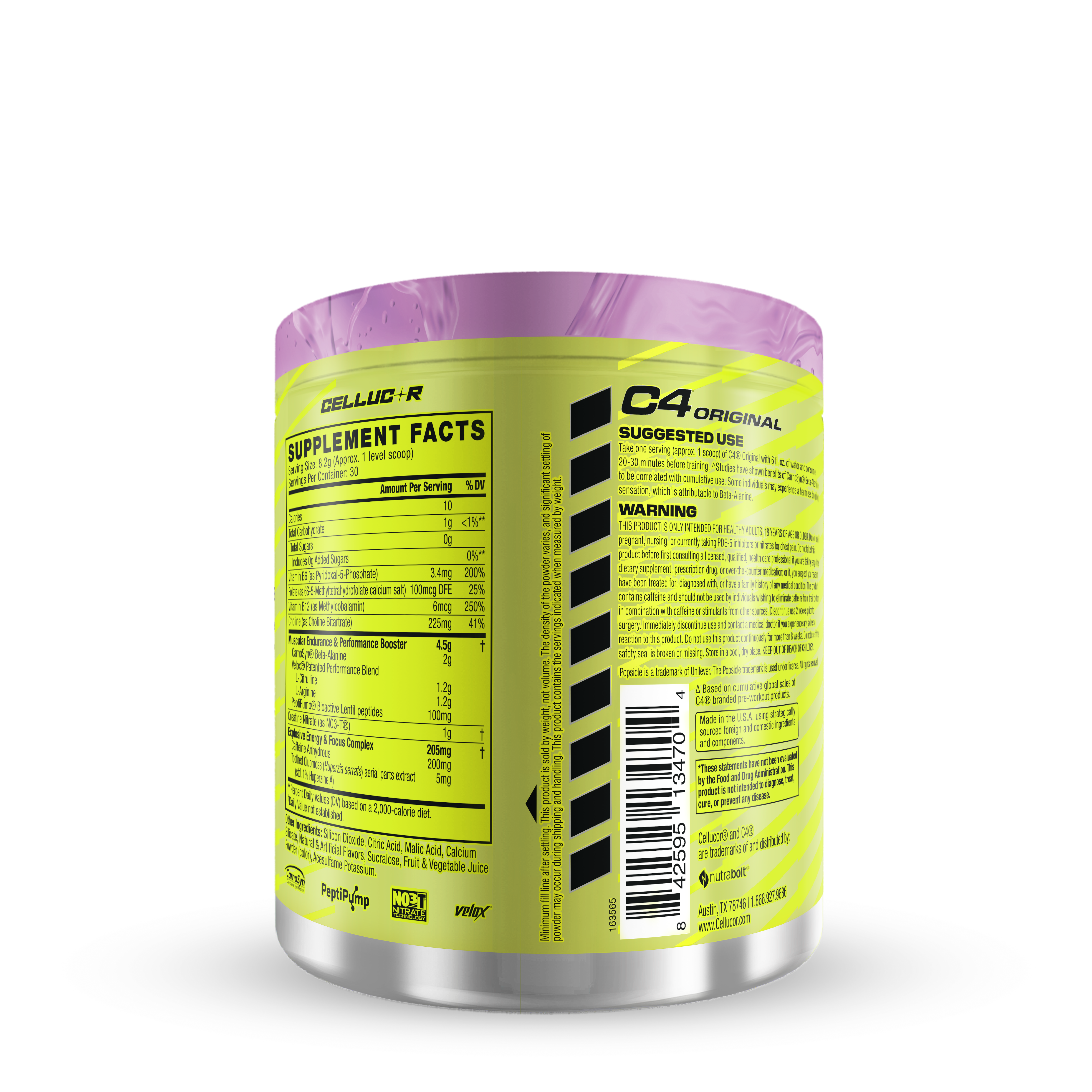 Cellucor® - C4 Original Pre-Workout - Grape Popsicle (30 Servings) | GNC