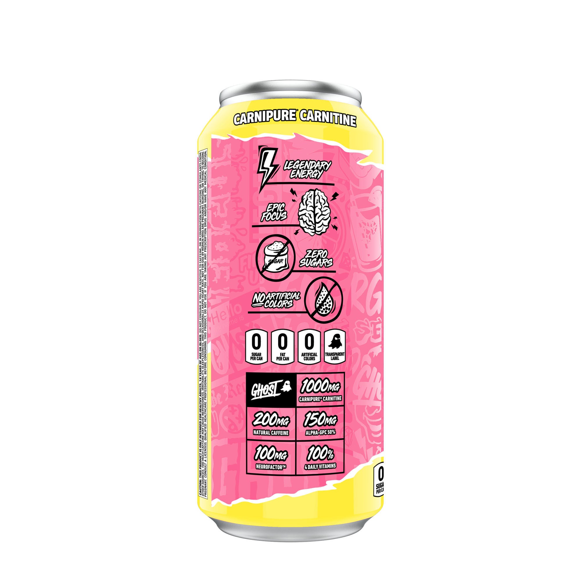 GHOST® - Energy Drink - Sour Pink Lemonade | GNC