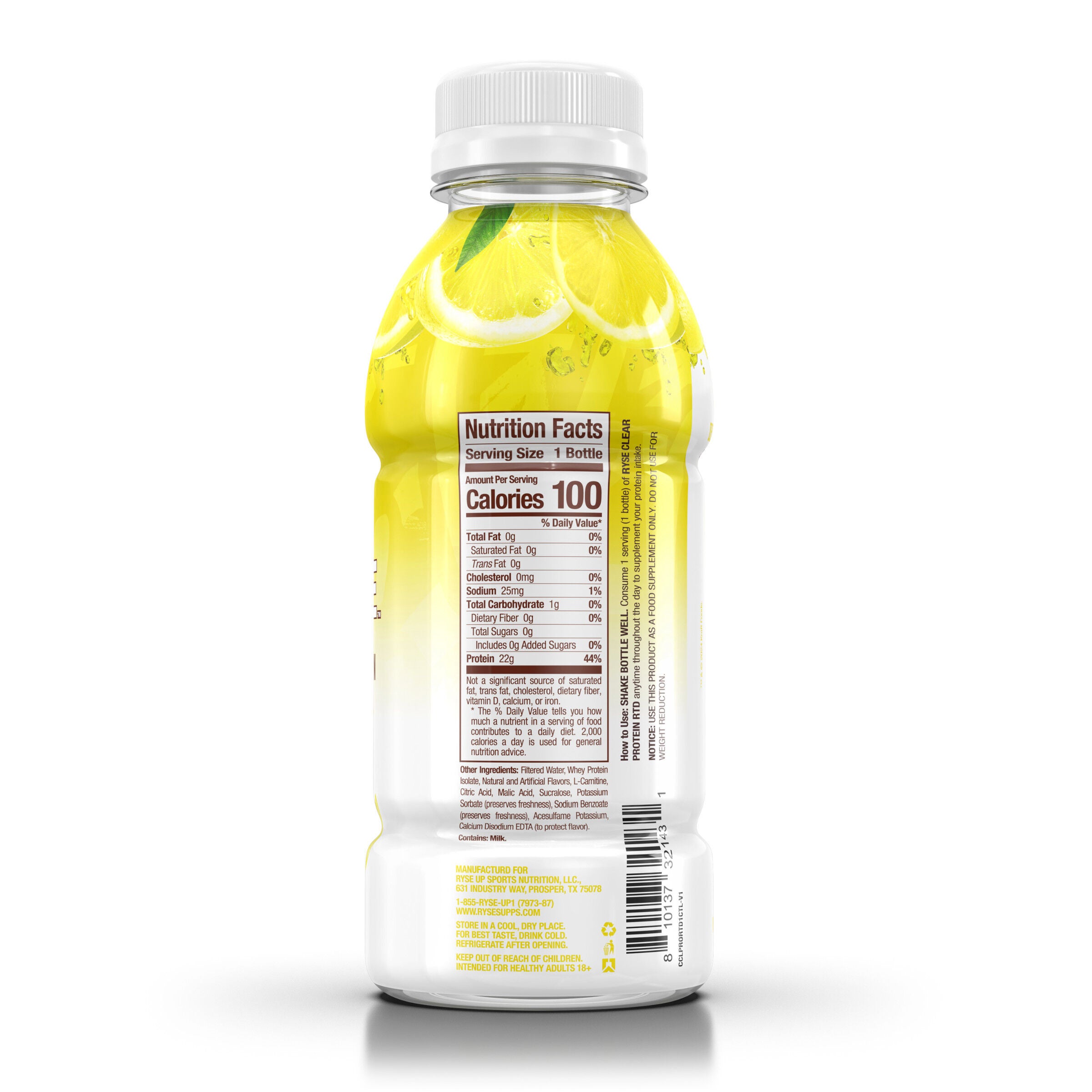 RYSE - Clear Protein RTD - Country Time Lemonade - 16.9 fl oz (12 ...