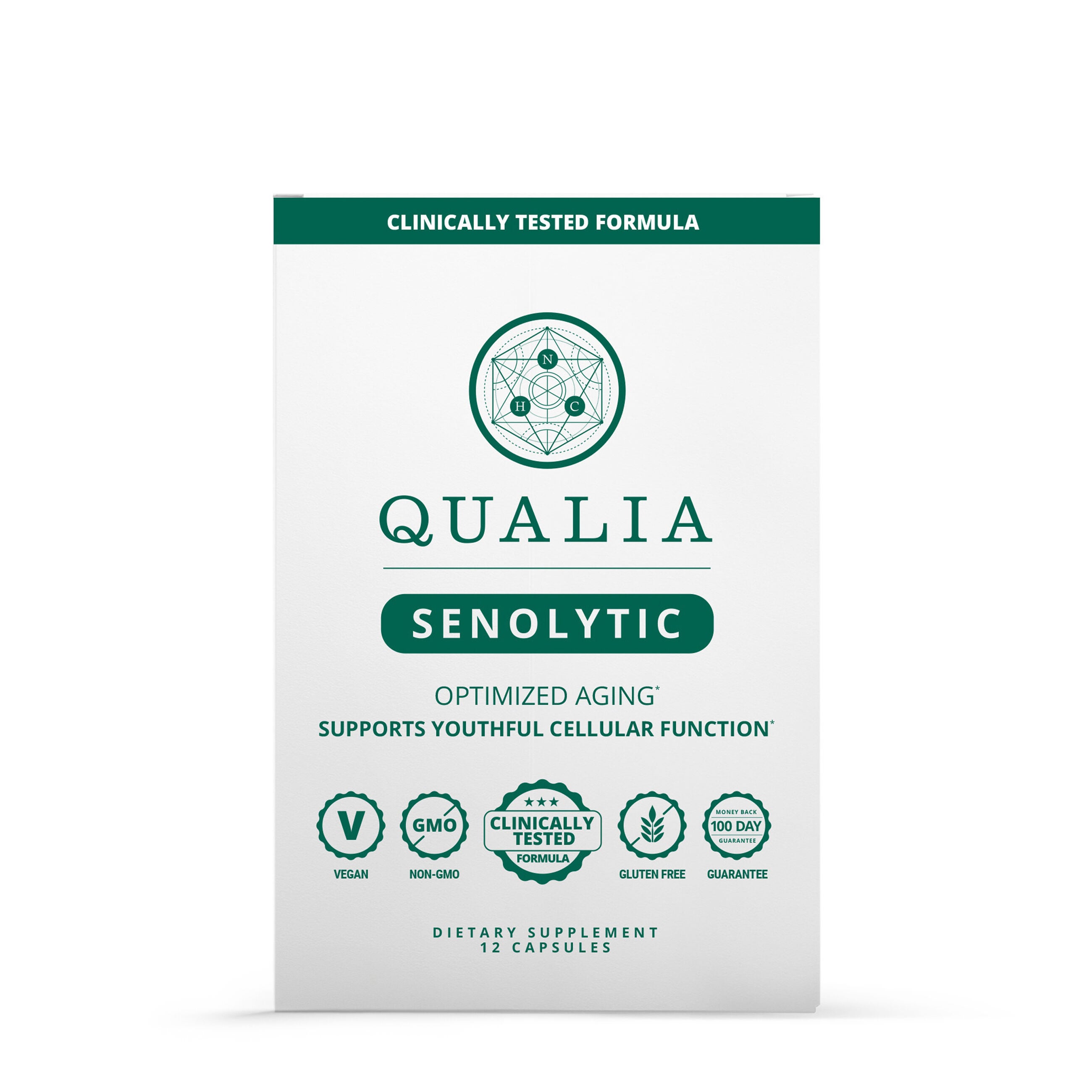 Qualia Life Sciences - Senolytic - 12 Capsules (2 Servings) | GNC