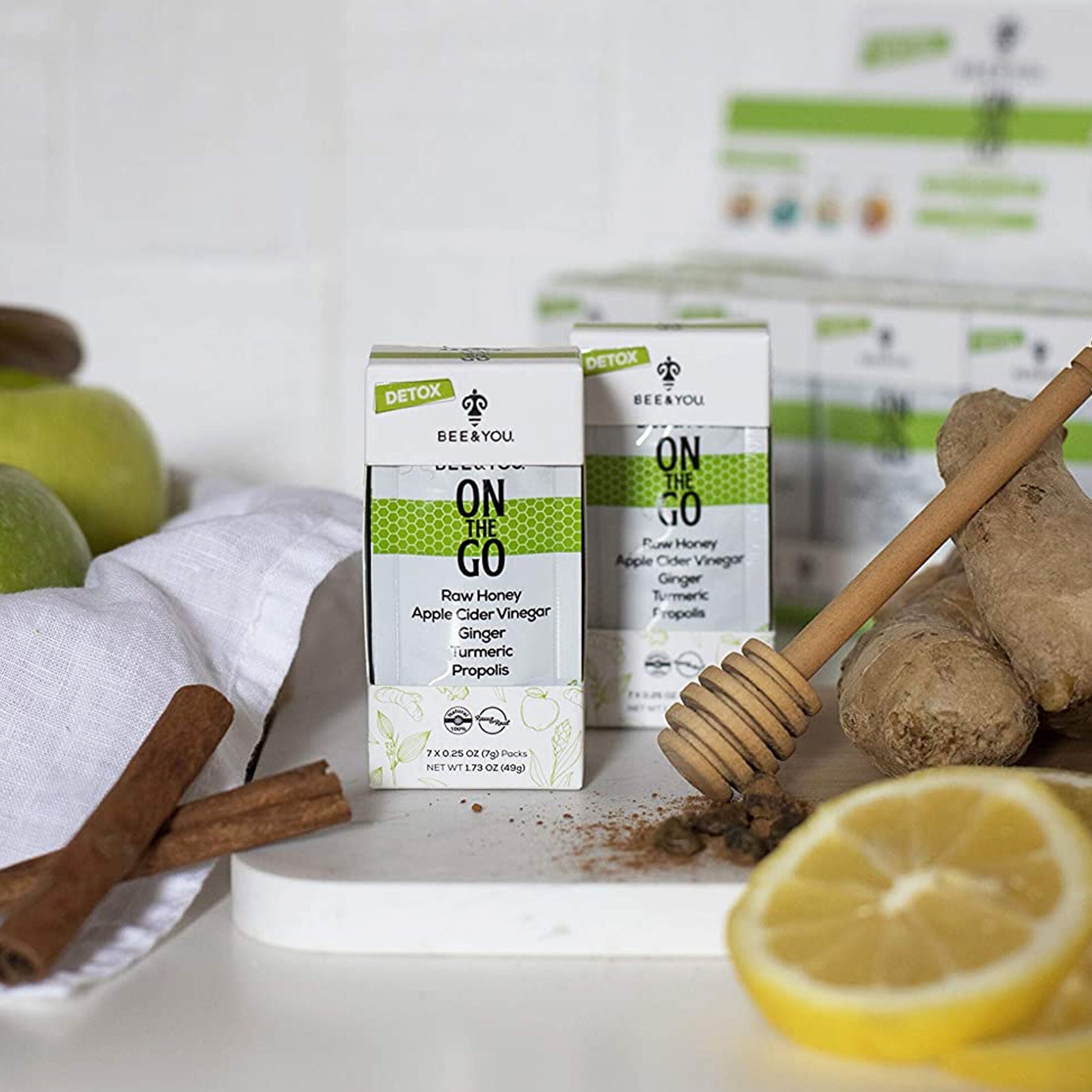 Bee And You® On The Go Detox Raw Honey Single Serve Packets | GNC