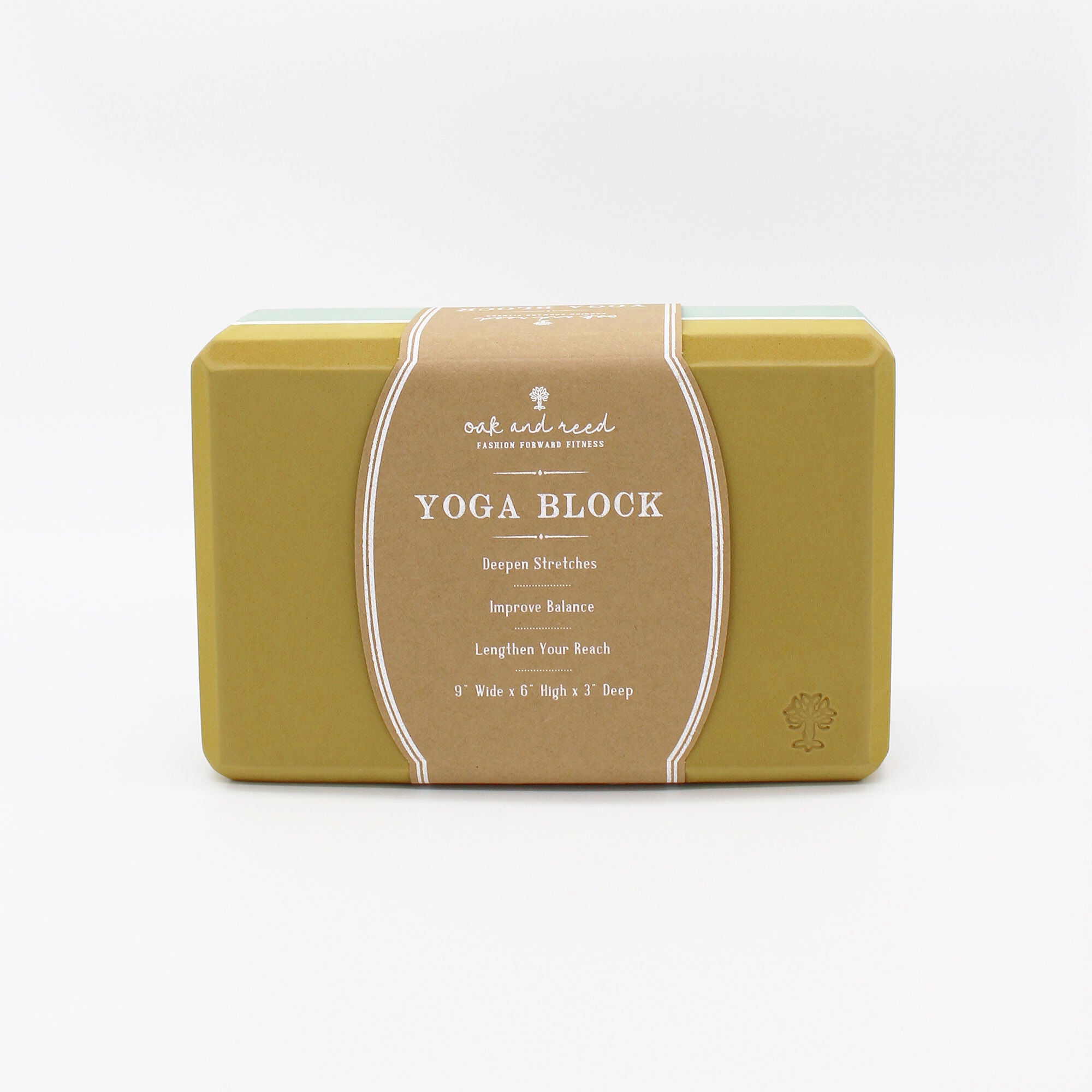 Colorblock Yoga Block - Blue Surf/ Desert - 1 Item | GNC