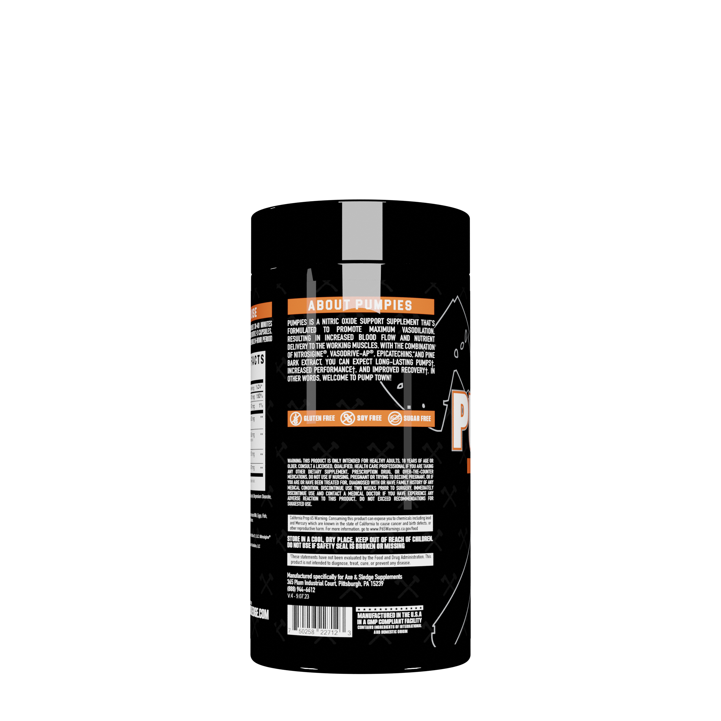 Pumpies Extreme Pump and Blood Flow Axe & Sledge Supplements | GNC