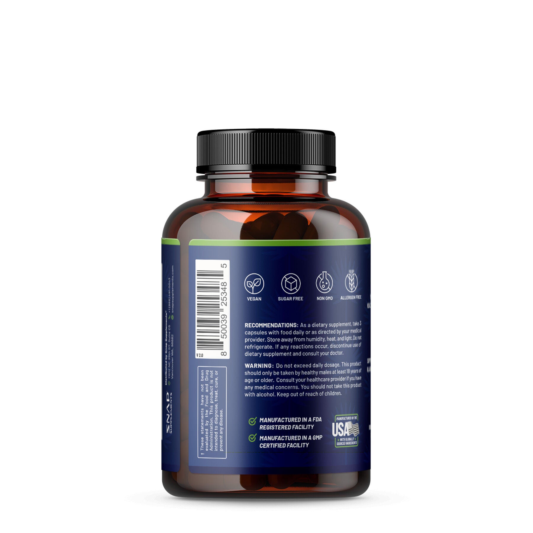 SNAP® Supplements Prostate Health - 90 Capsules | GNC