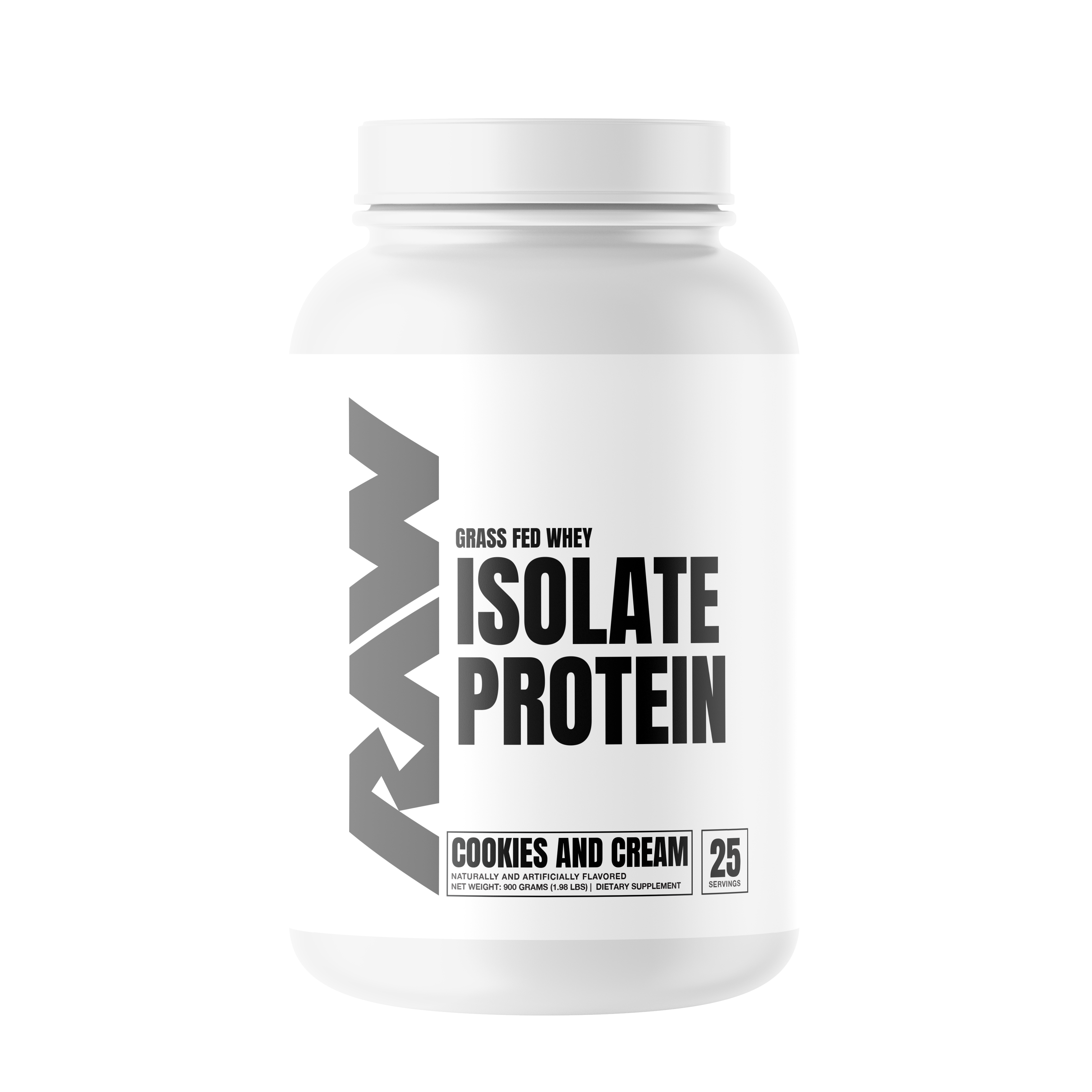 Raw Nutrition - Isolate Protein - Cookies and Cream (25 Servings) | GNC