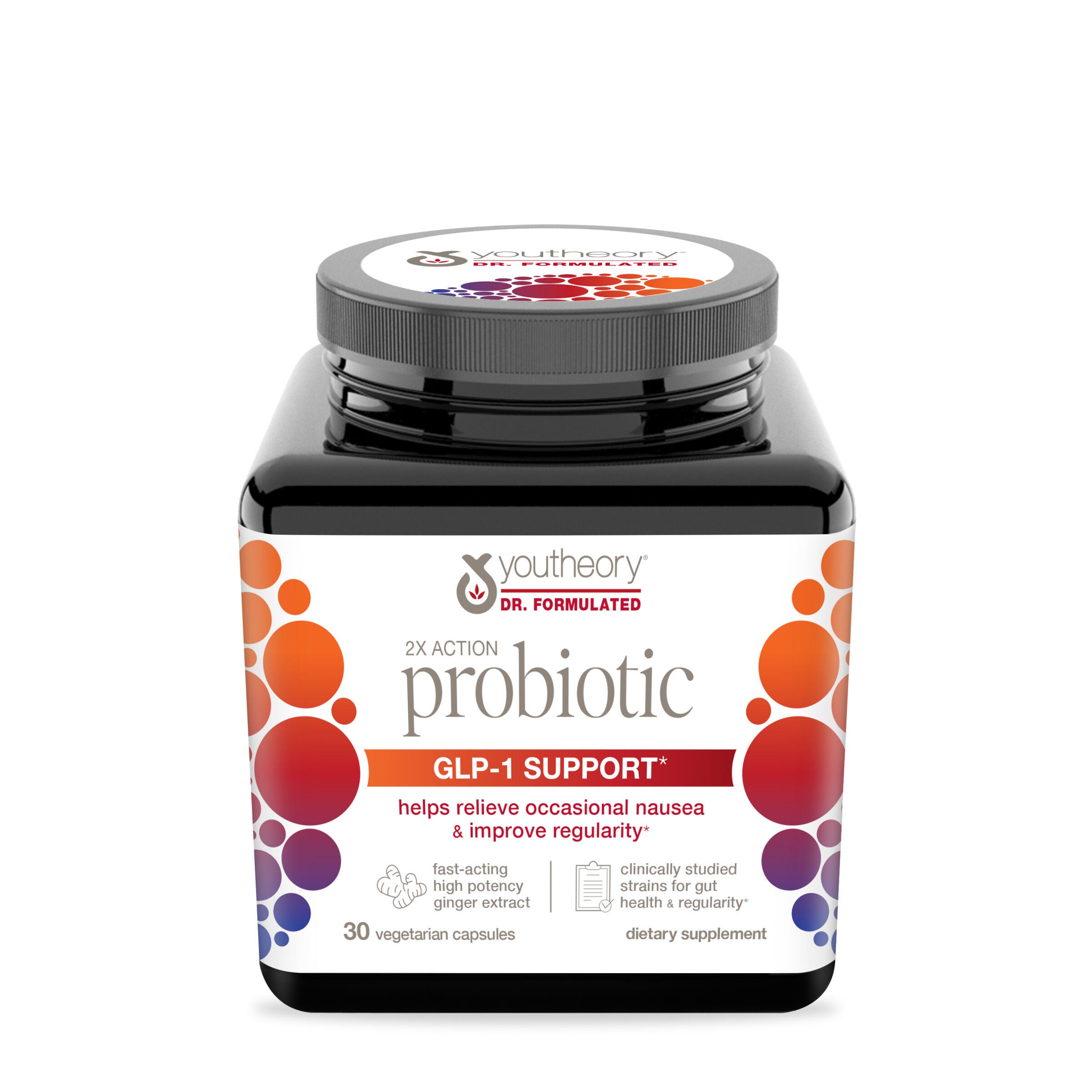 Youtheory® - Probiotic GLP-1 Support - 30 Capsules (30 Servings) | GNC