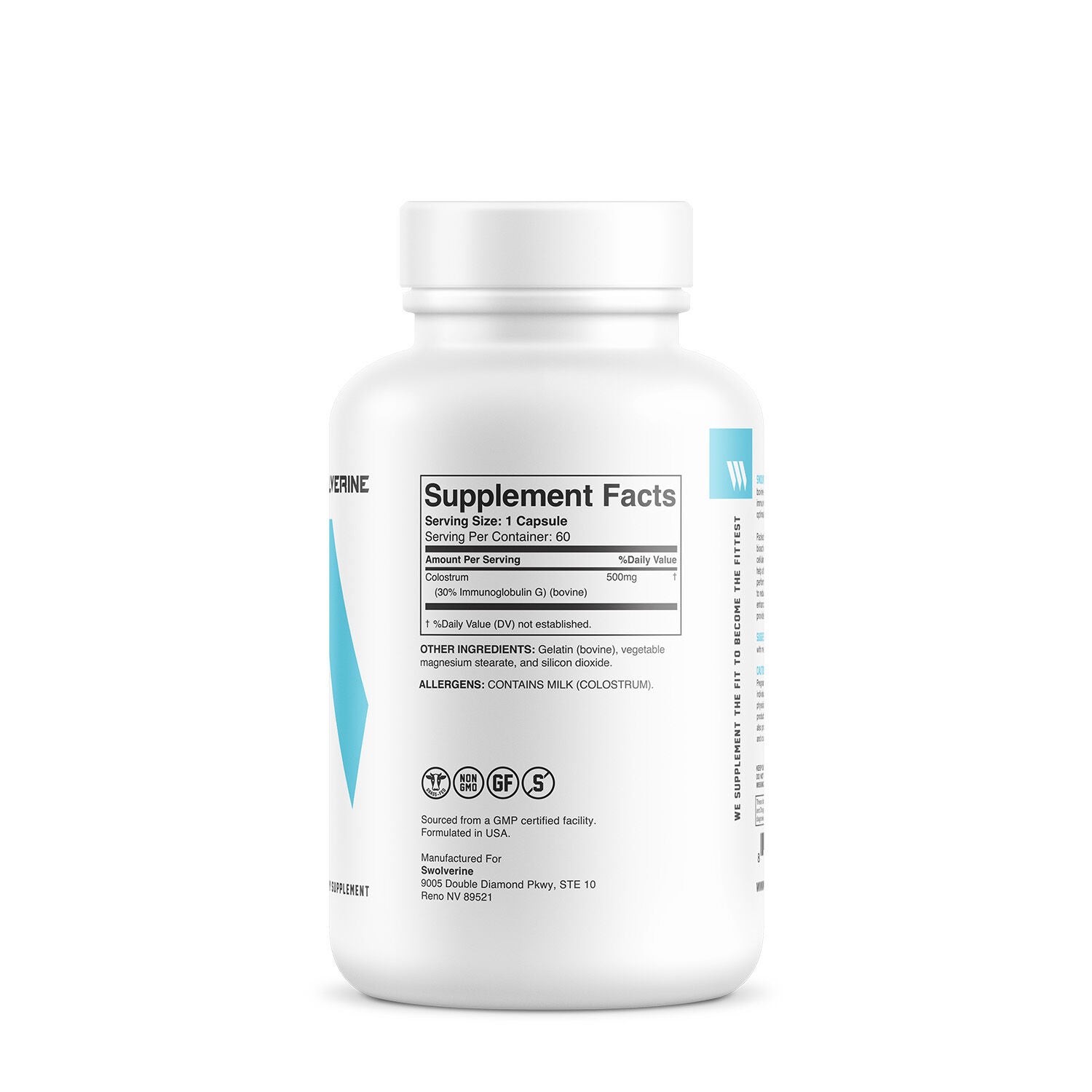 Swolverine® - Colostrum (60 Capsules) | GNC