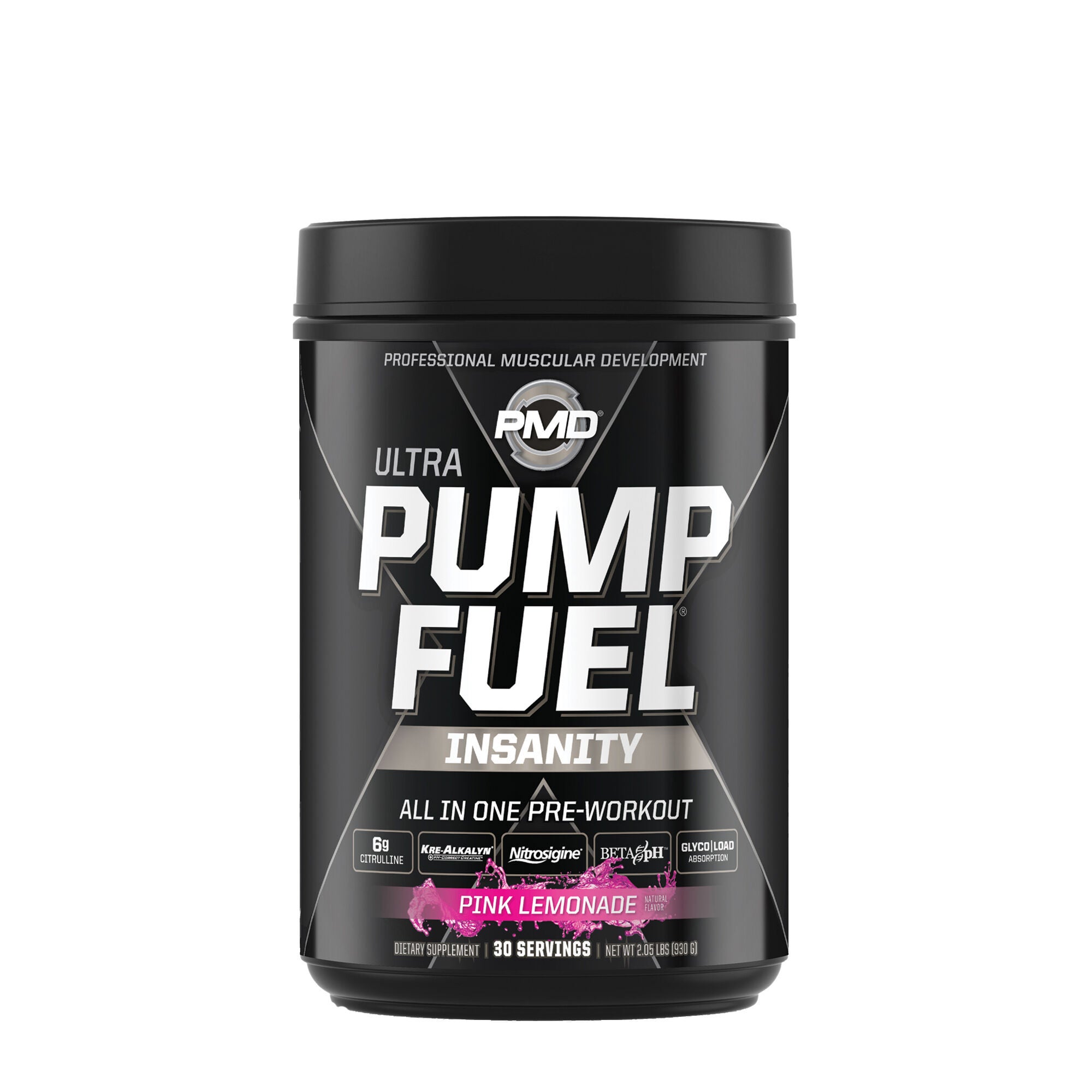 PMD® Pump Fuel® Insanity Ultra Pre-Workout - Electric Pink Lemonade | GNC