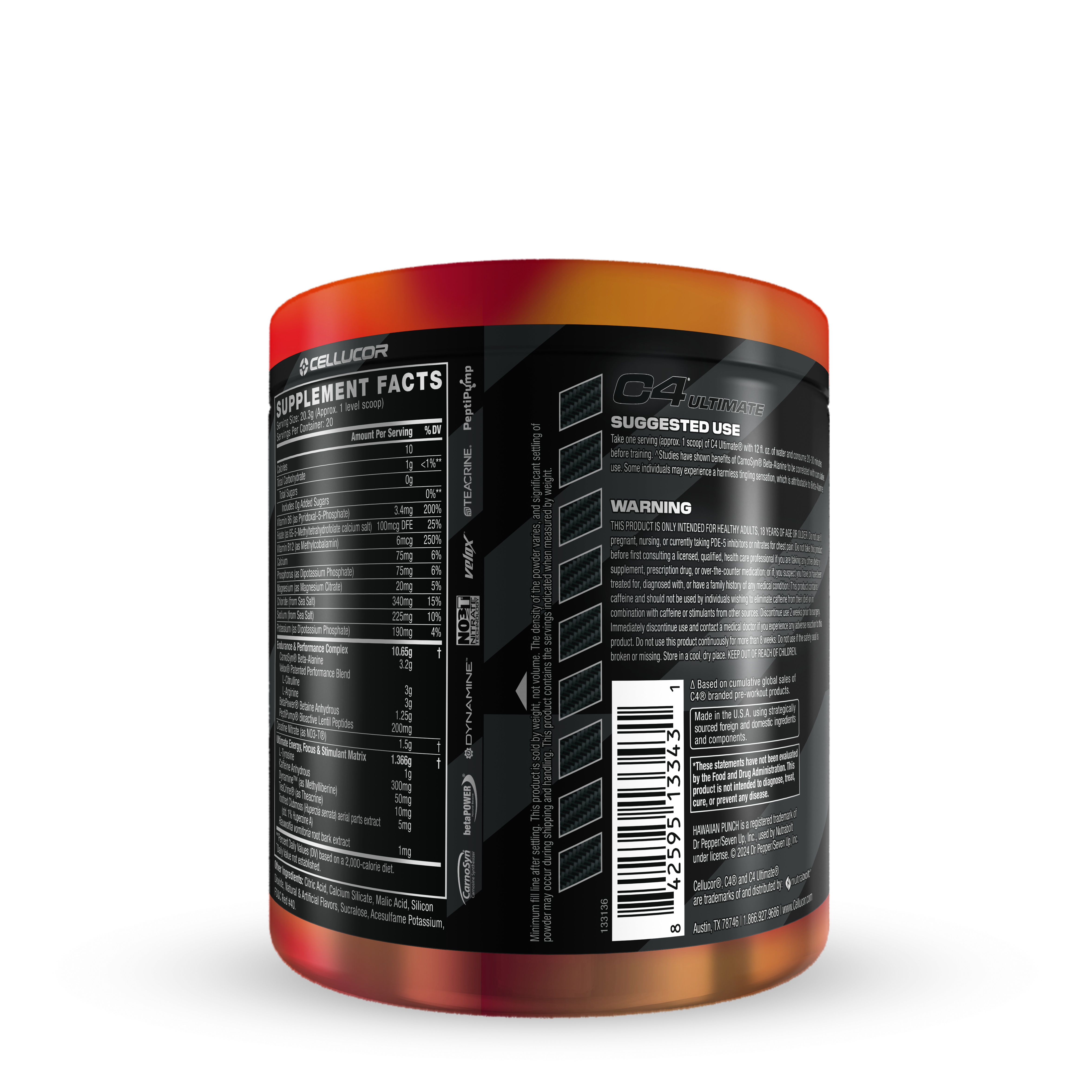Cellucor® - C4 Ultimate Pre-Workout - Hawaiian Punch (20 Servings) | GNC