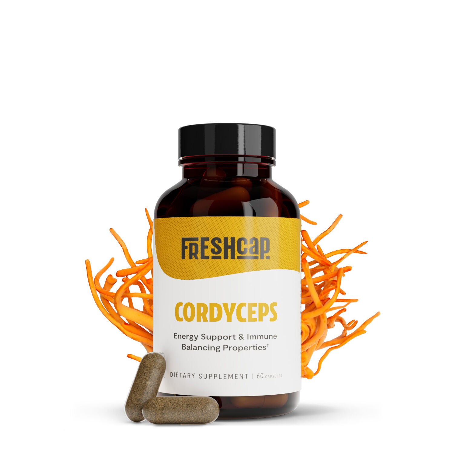 FreshCap - Cordyceps - 60 Capsules | GNC
