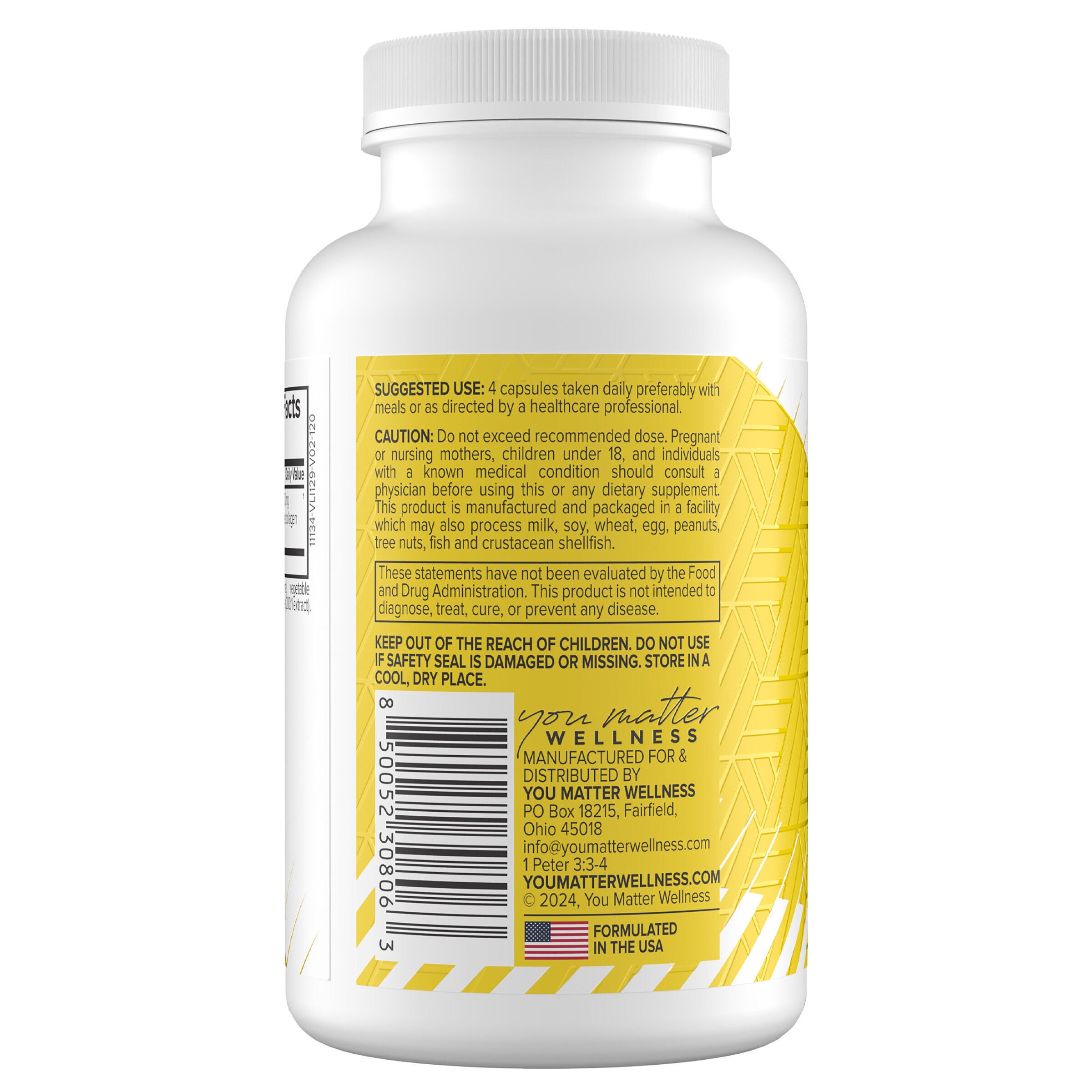 You Matter Wellness - Collagen Peptides Ageless Collagen - 120 Capsules ...