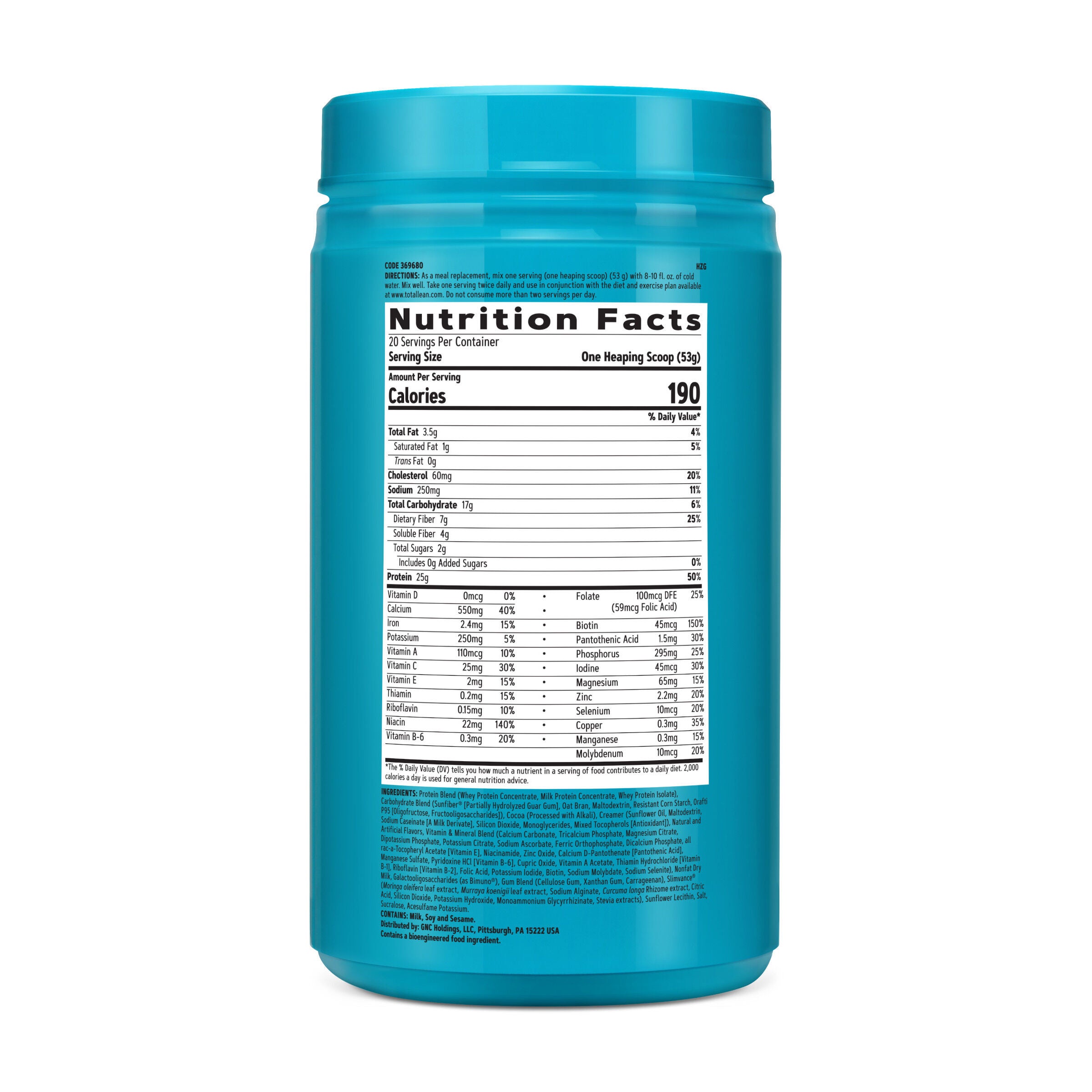 GNC Total Lean® Lean Shake™ + Slimvance® Non Stim | GNC