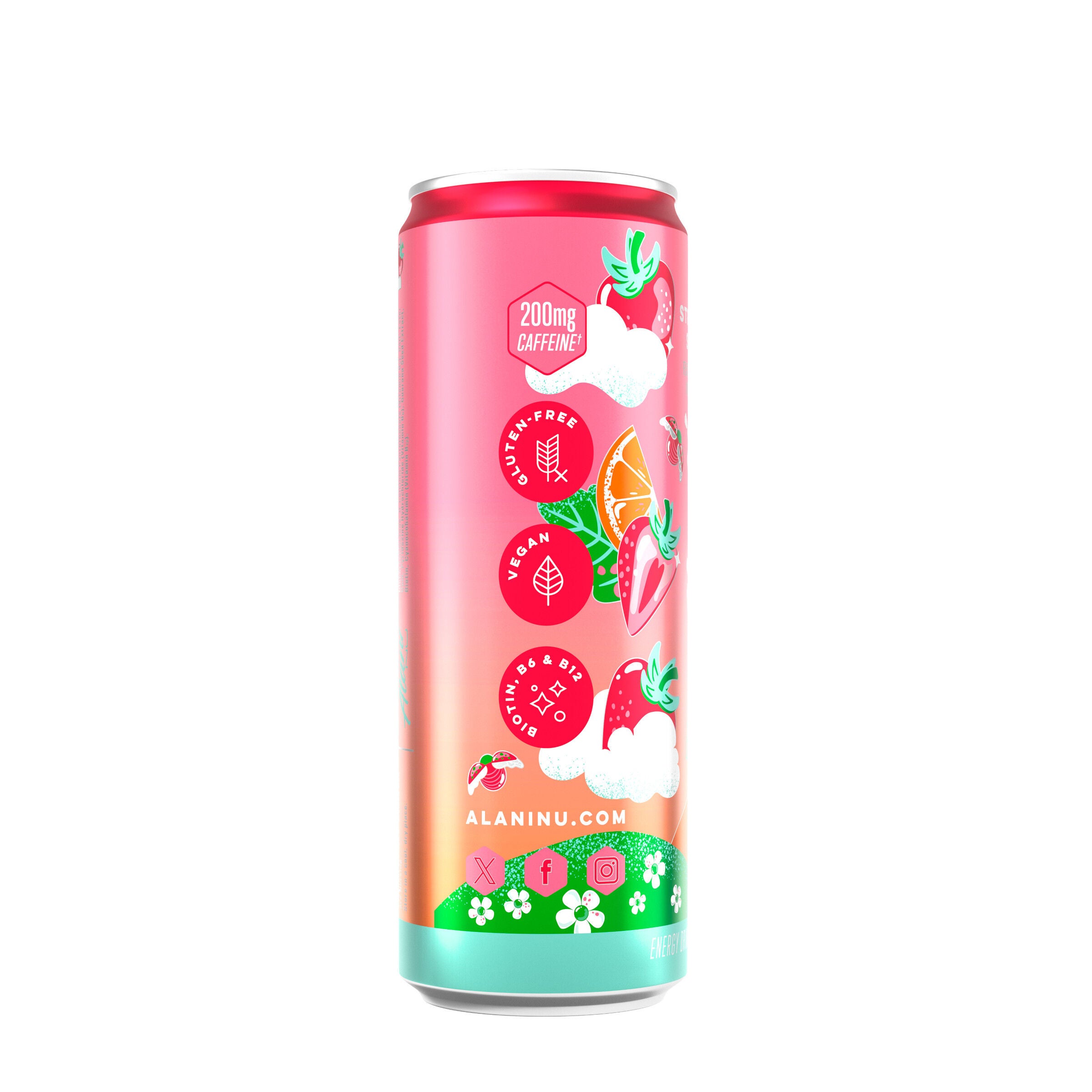 Alani Nu -Energy Drink - Strawberry Sunrise - 12oz. (12 Cans) | GNC