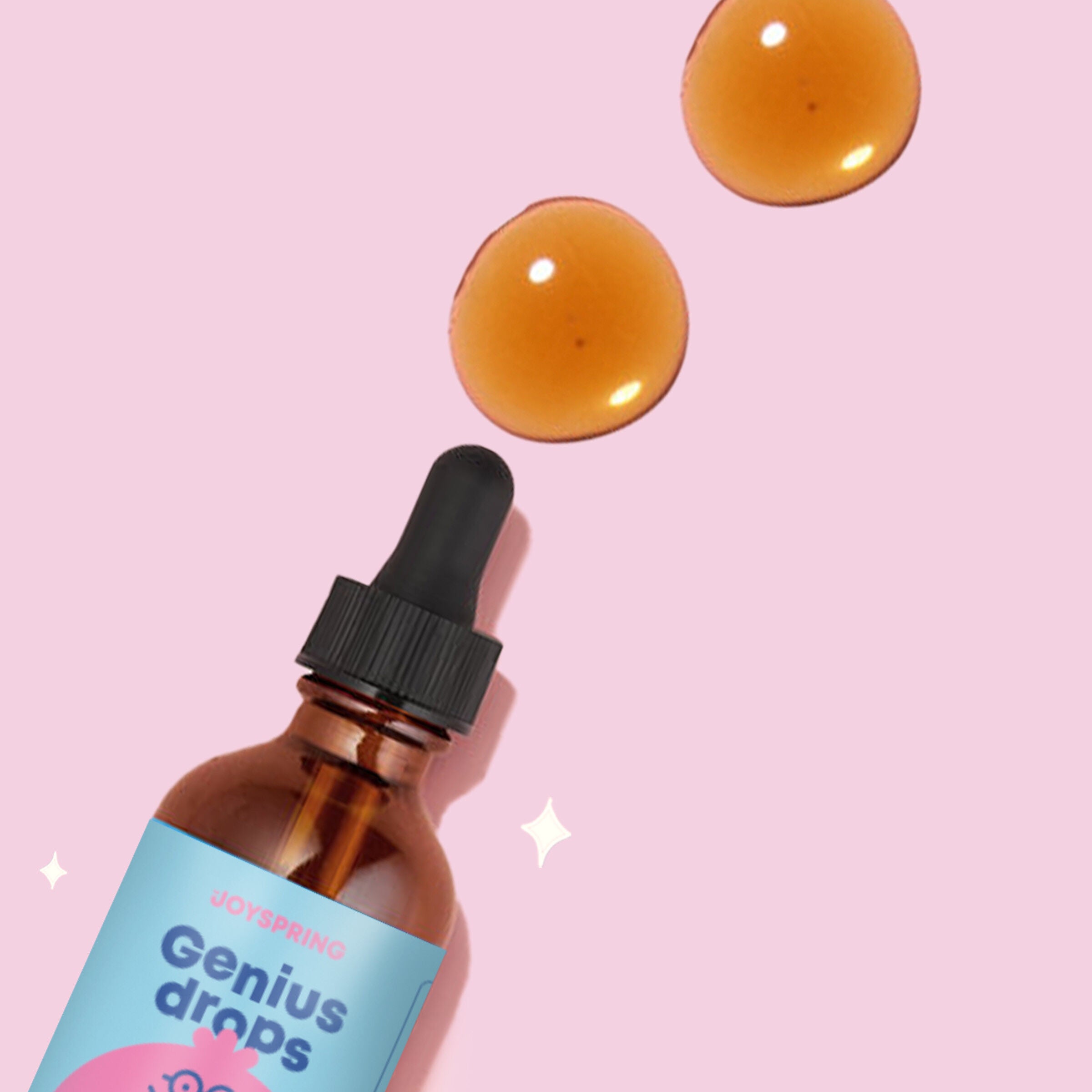 Joy Spring - Genius Drops for Kids - Natural Kids Focus Supplement for ...