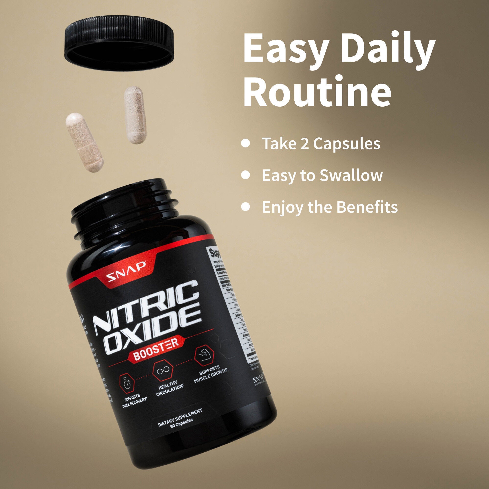 SNAP® Supplements Nitric Oxide Booster - 90 Capsules | GNC