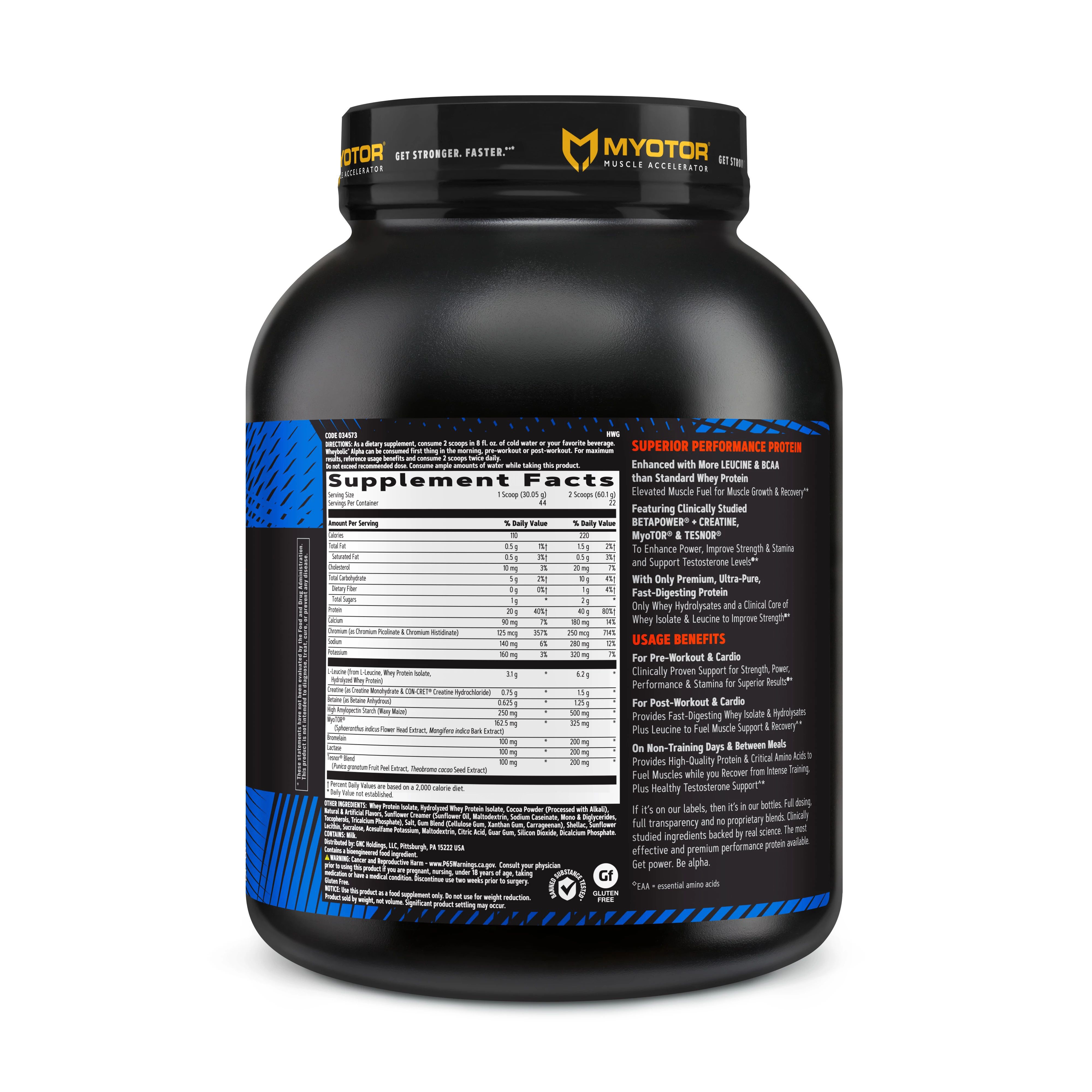 Wheybolic® Alpha - Chocolate Fudge | GNC