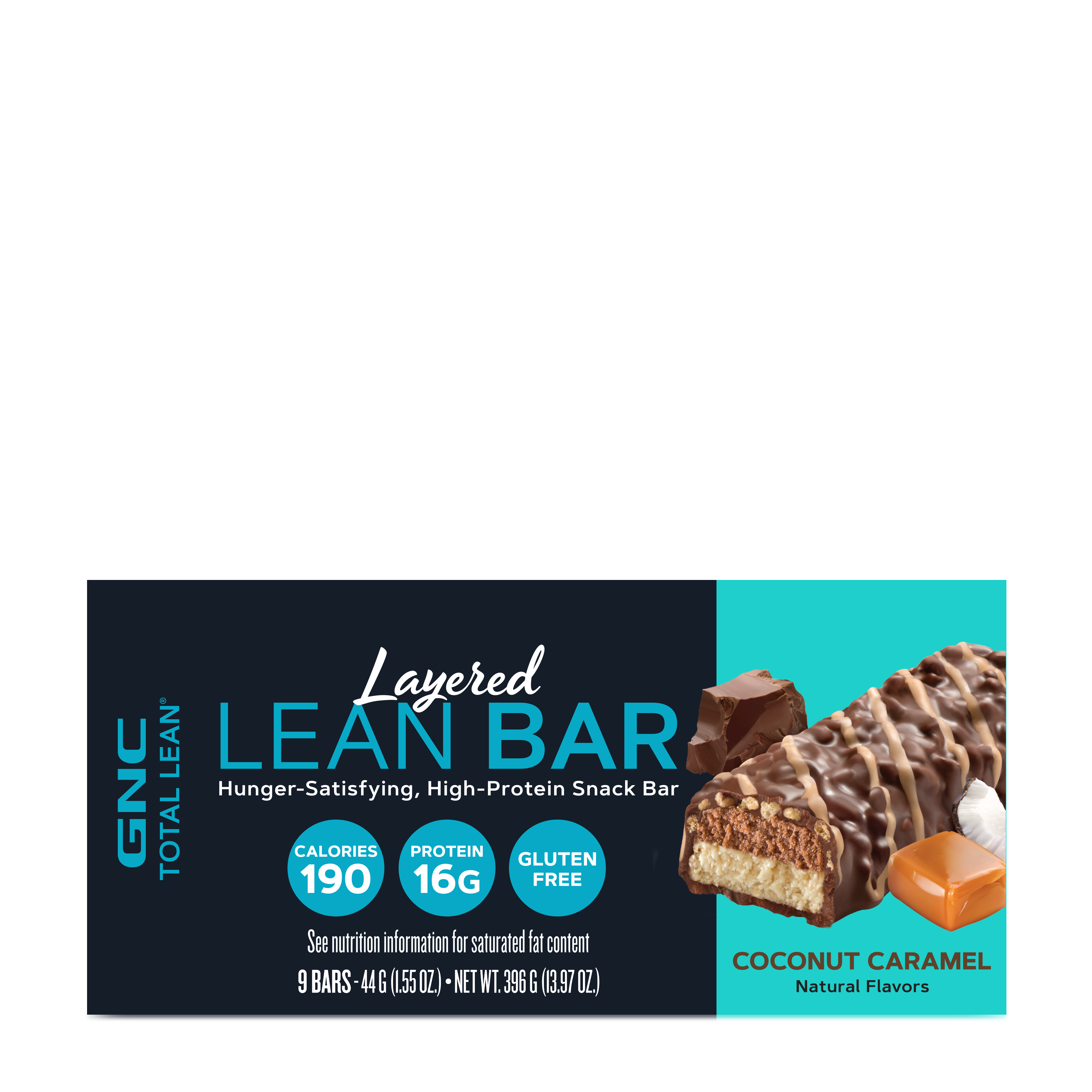 GNC Total Lean® - Layered Lean Bar - Coconut Caramel (9 Bars) | GNC