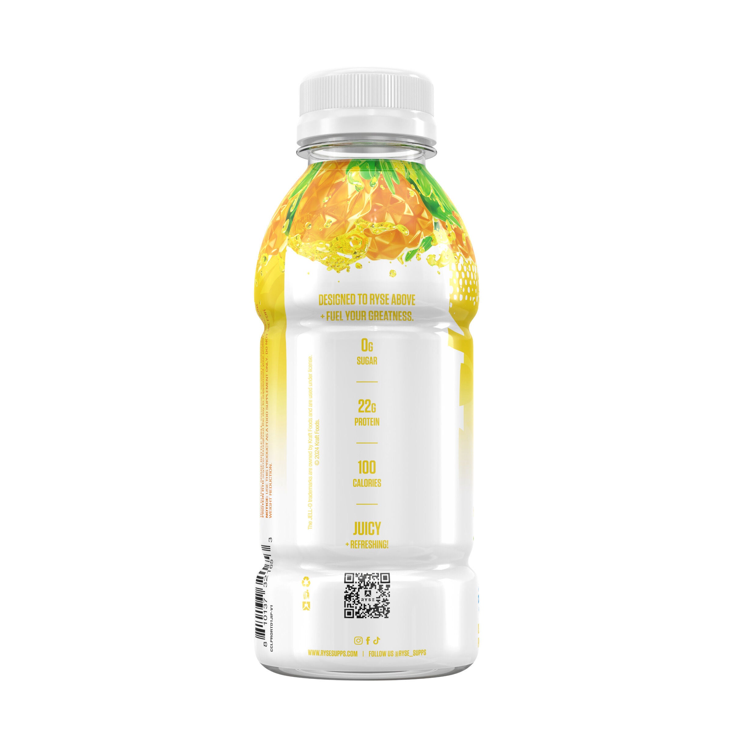 RYSE - Clear Protein RTD - Jell-O Island Pineapple - 16.9 fl oz (12 ...