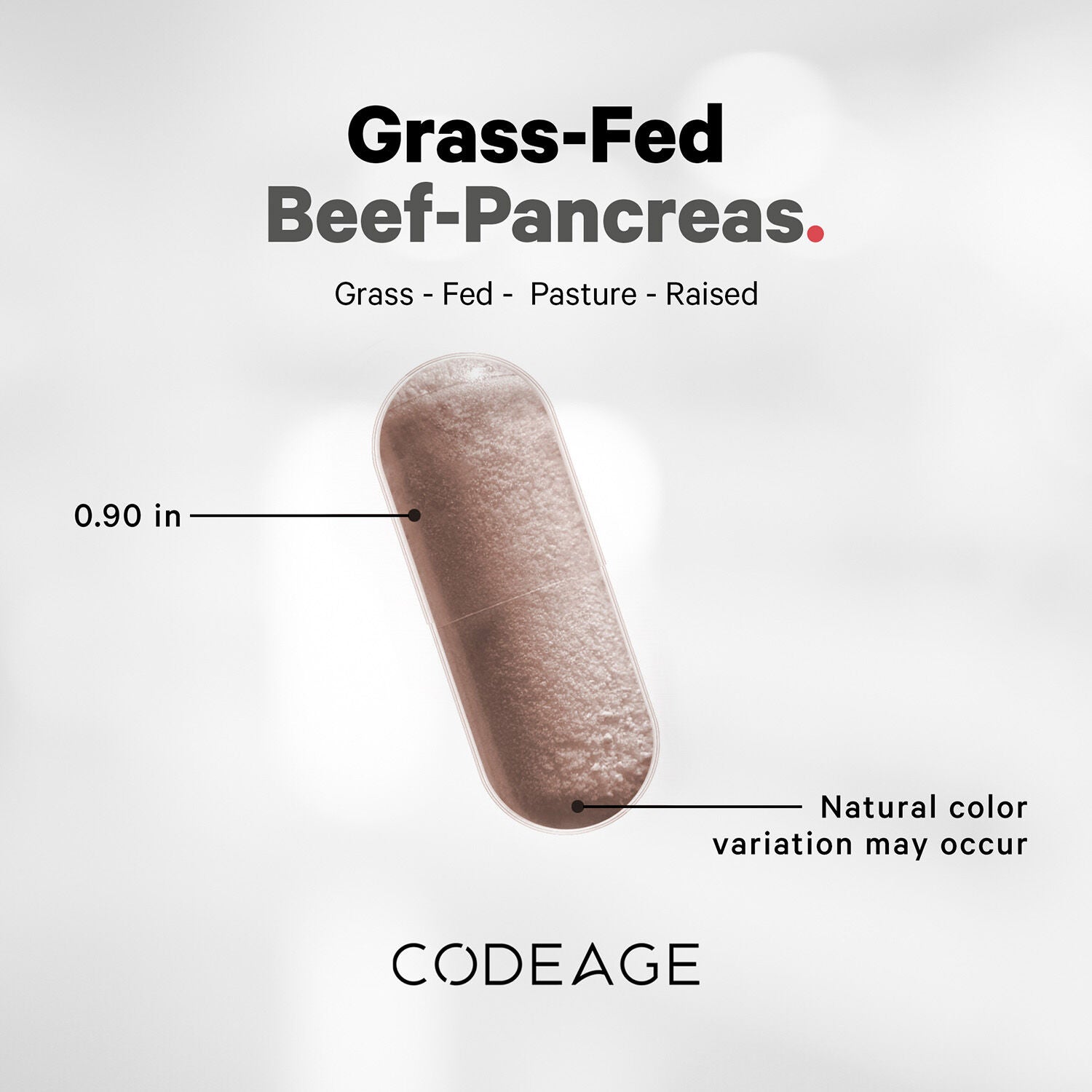 Codeage - Grass-Fed Beef Pancreas - 180 Capsules | GNC