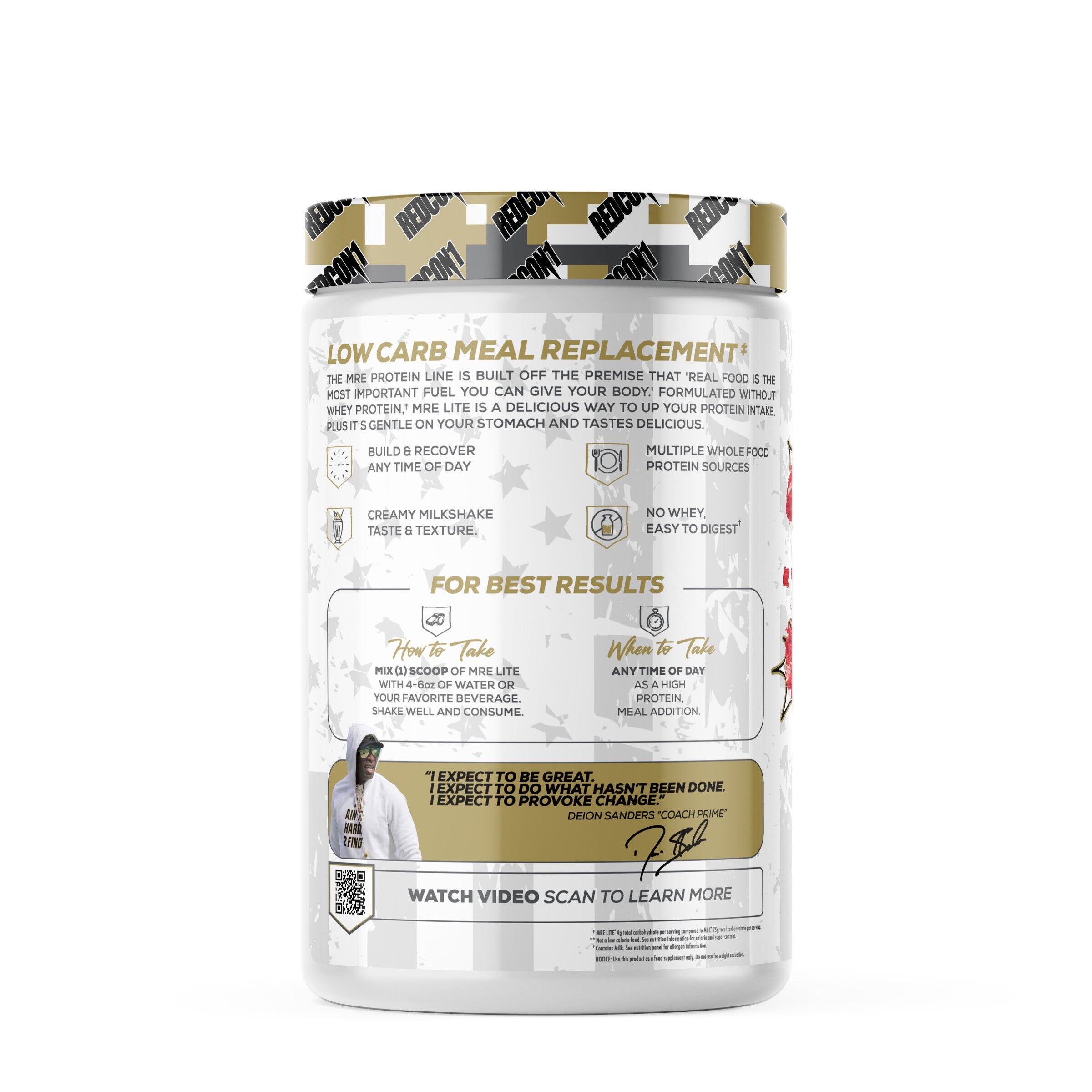 REDCON1 - MRE LITE® x Deion Sanders - Red Velvet (20 Servings) | GNC