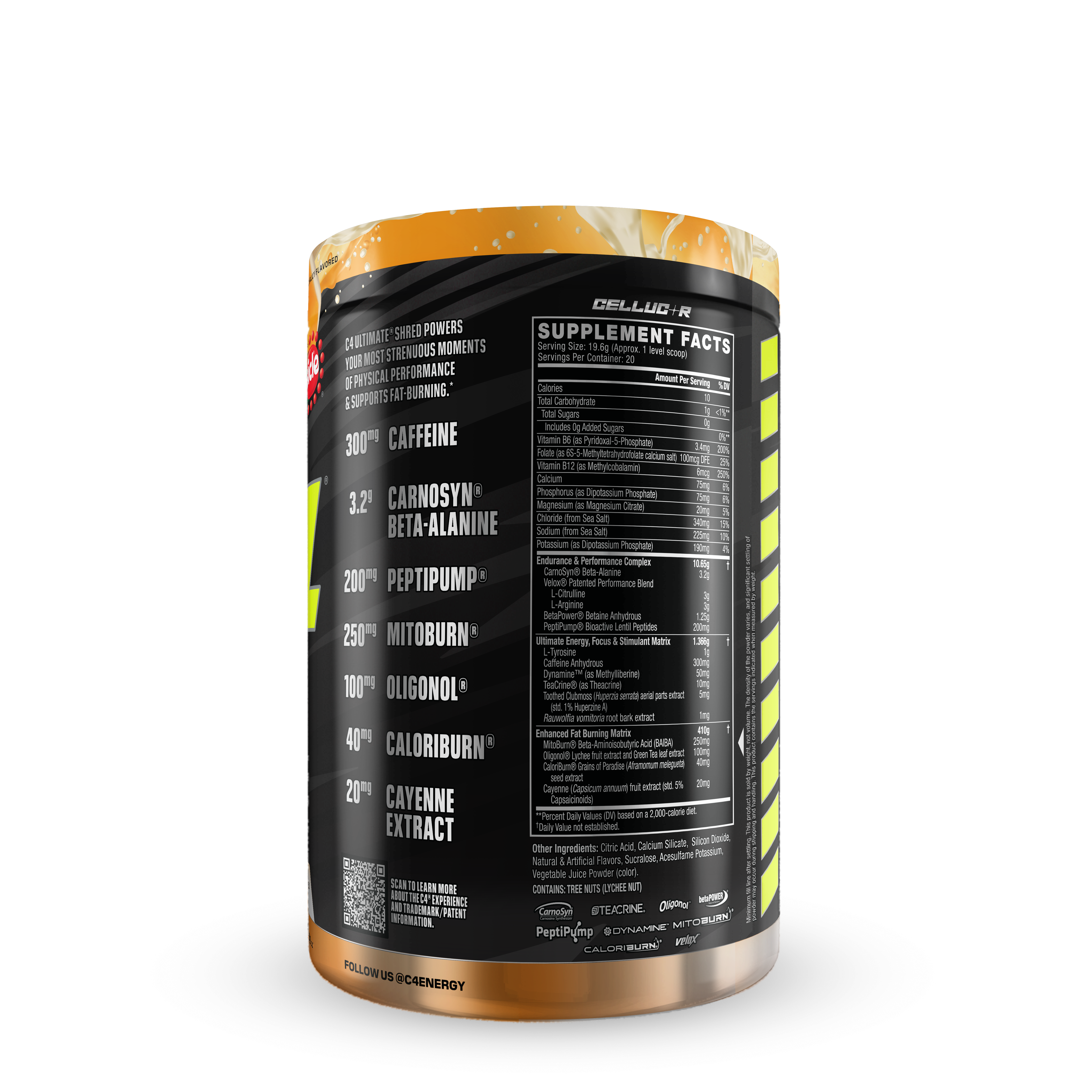 Cellucor® - C4 Ultimate Shred Pre-Workout - Orange Cream (20 Servings) | GNC