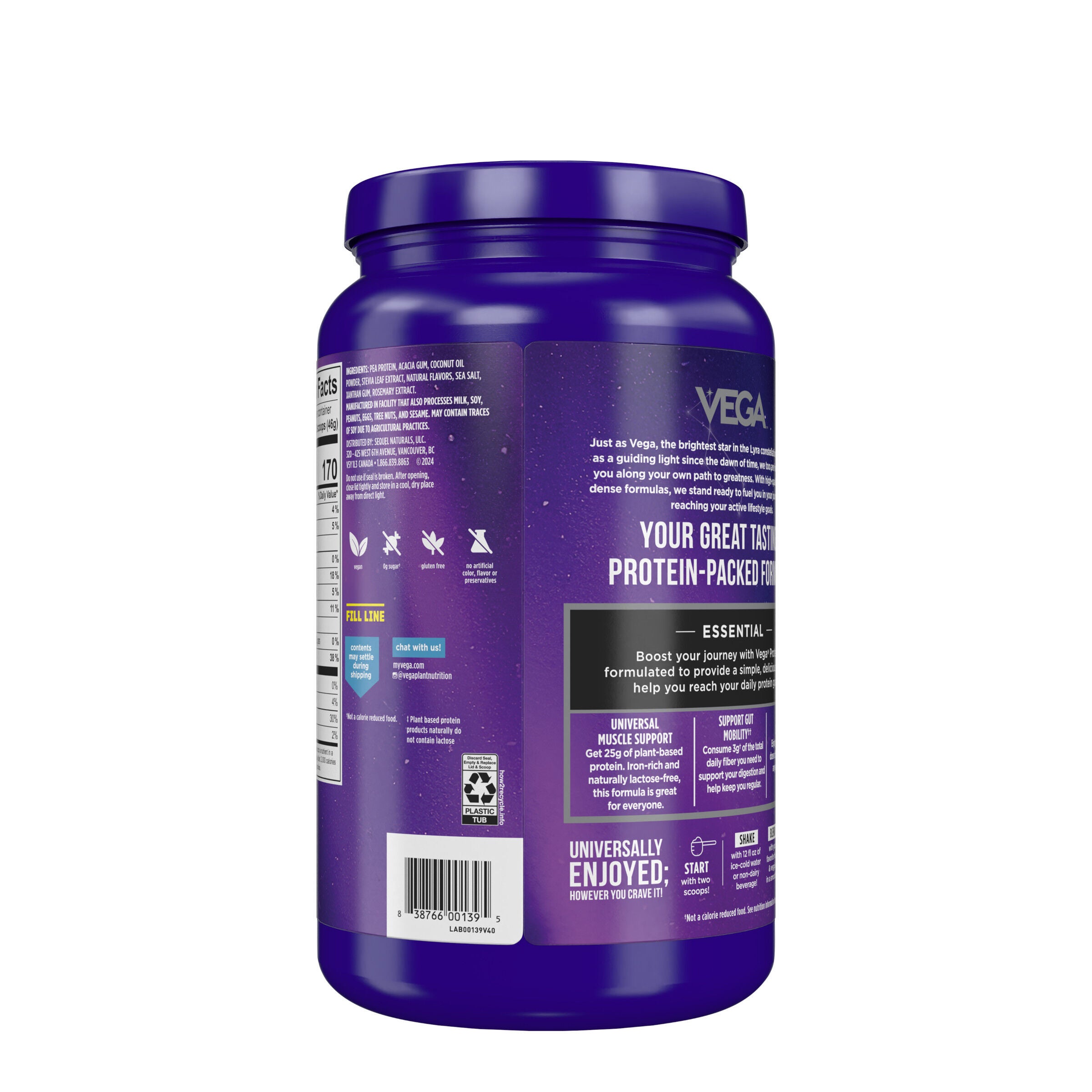 Vega® - Original Protein - Creamy Vanilla (20 Servings) | GNC