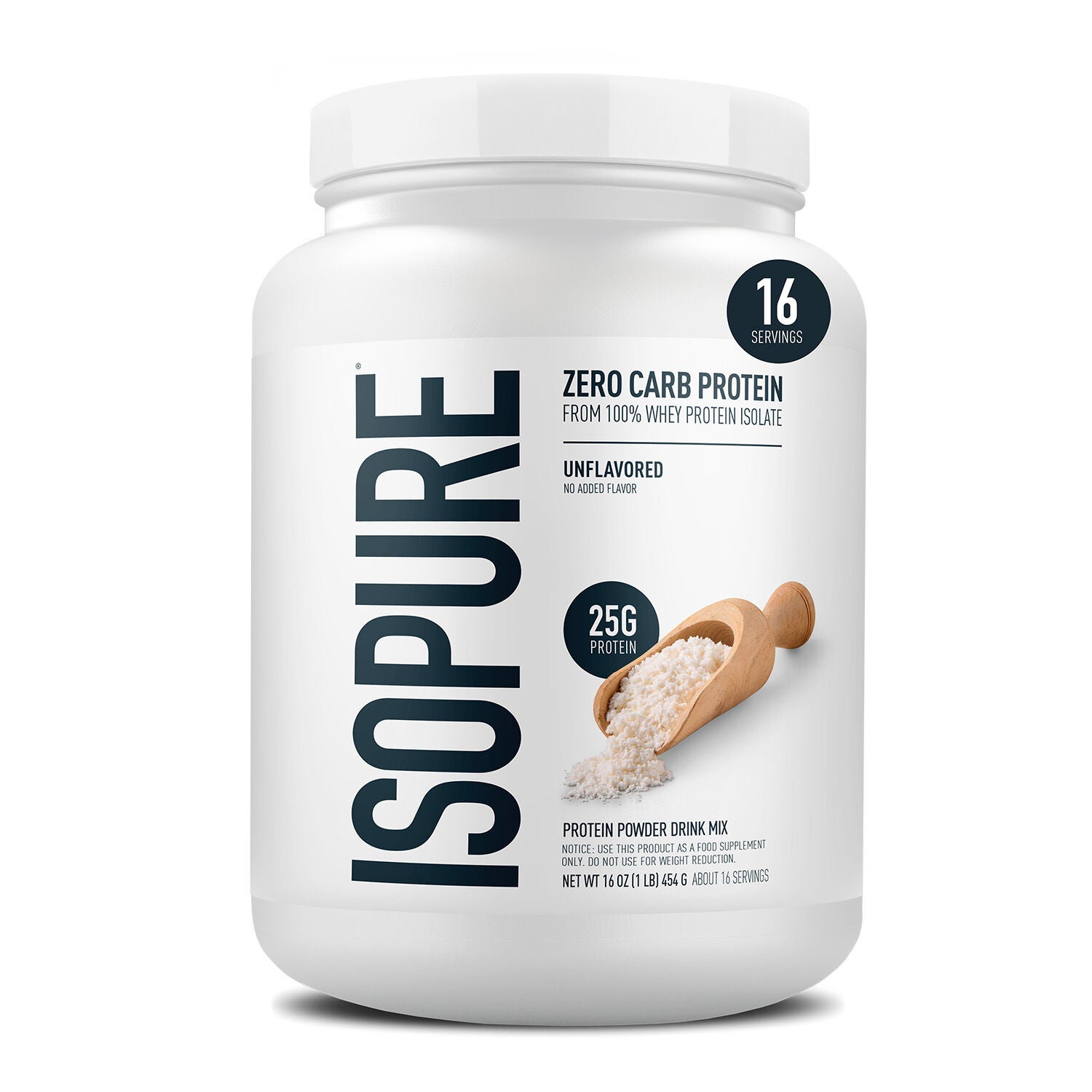 Isopure® - Protein Powder - Unflavored (16 Servings) | GNC