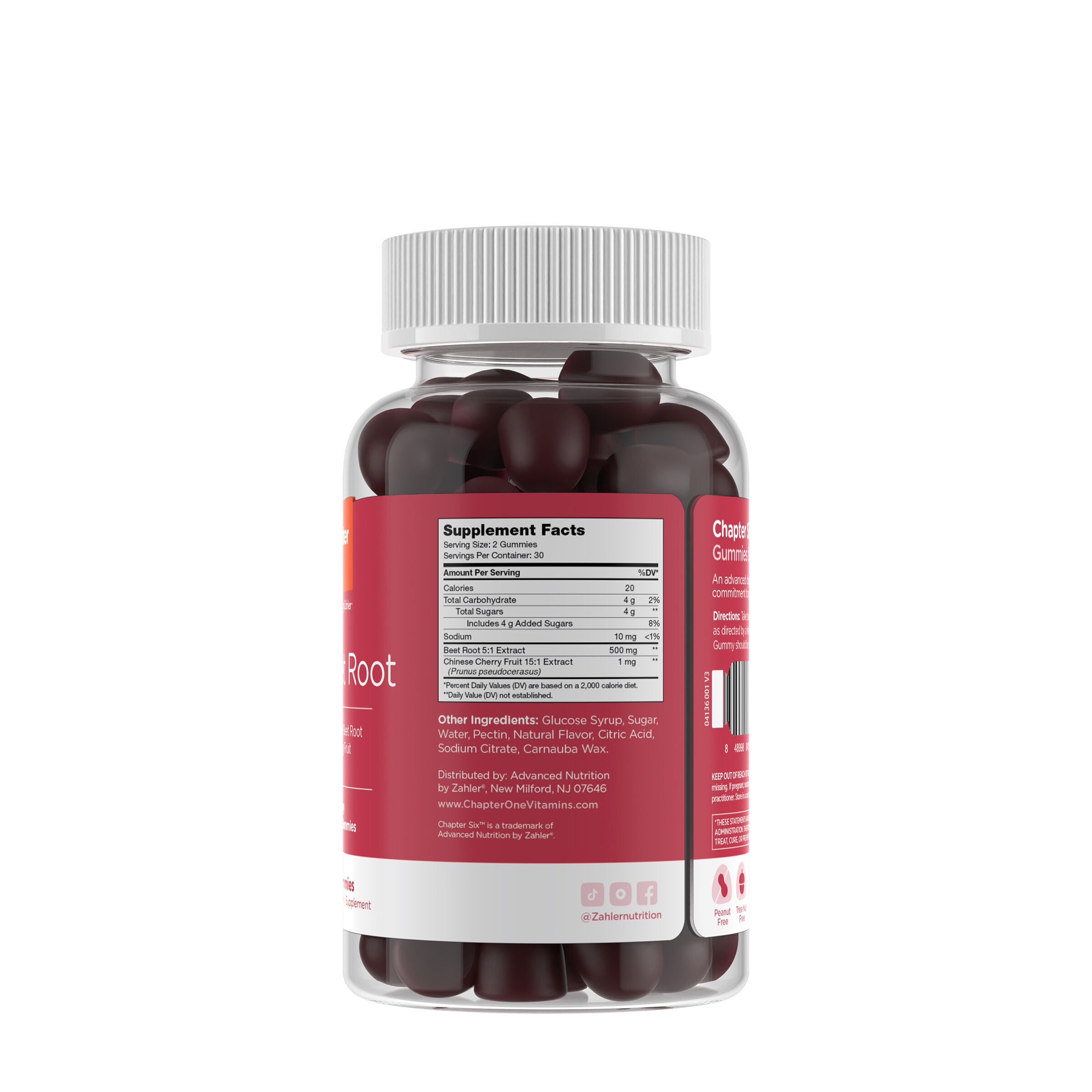 ZAHLER® - Chapter Six: Beet Root - Dark Cherry - 60 Gummies (30 ...