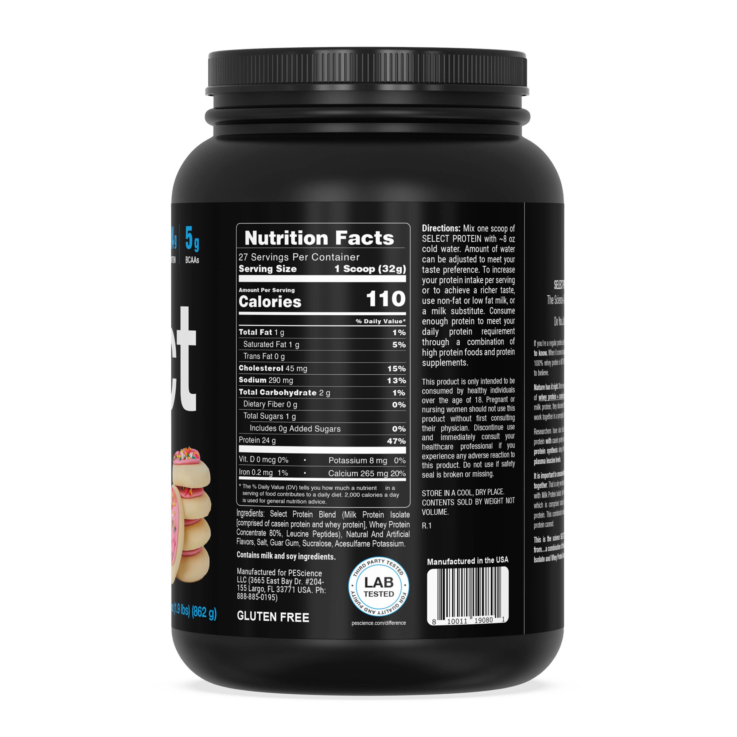 PEScience - Select Protein - Frosted Sugar Cookie (27 Servings) | GNC