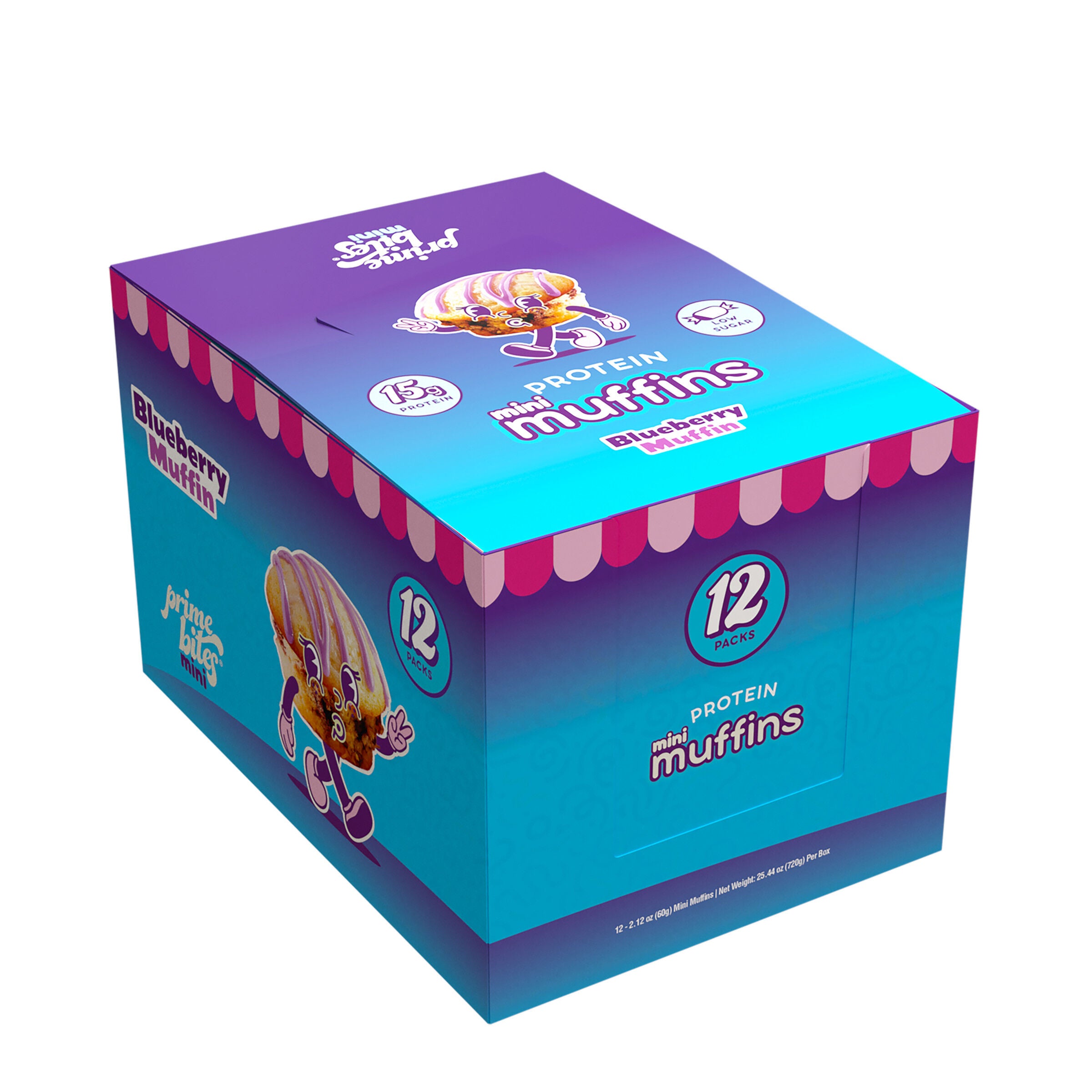 Alpha Prime® - Protein Mini Muffins - Blueberry (12 Packs) | GNC