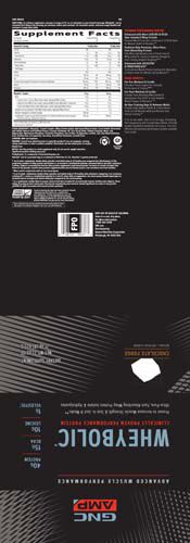 AMP Wheybolic Whey Protein Powder - 40g Protein Servings | GNC