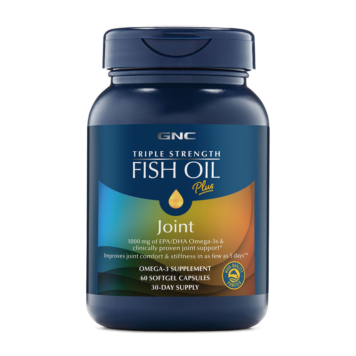 GNC - Triple Strength Fish Oil Plus Joint - 60 Softgels (30 Servings) | GNC