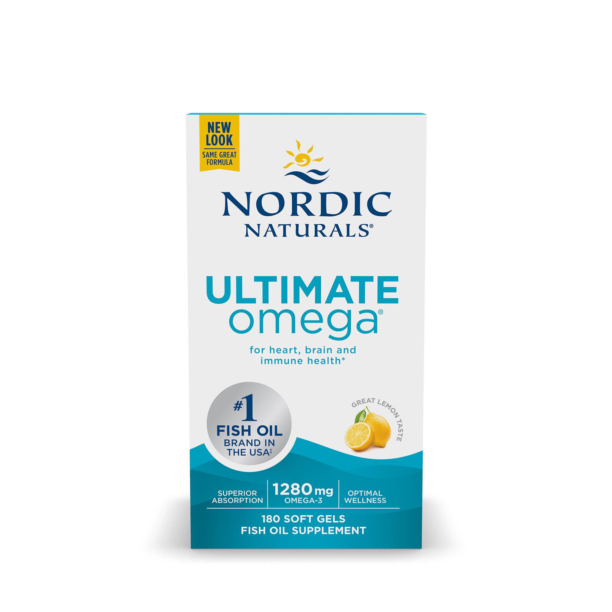 Nordic Naturals® Ultimate Omega - 1280 mg - 180 Softgels | GNC