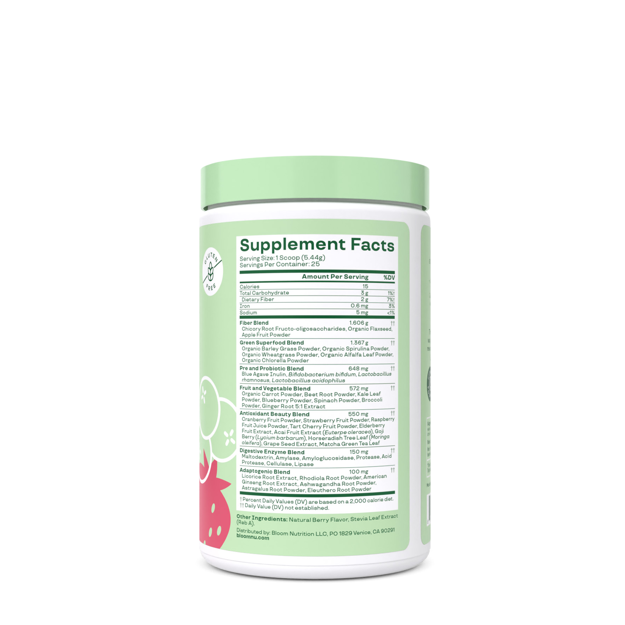 Bloom - Greens & Superfoods - Berry - 25 Servings | GNC