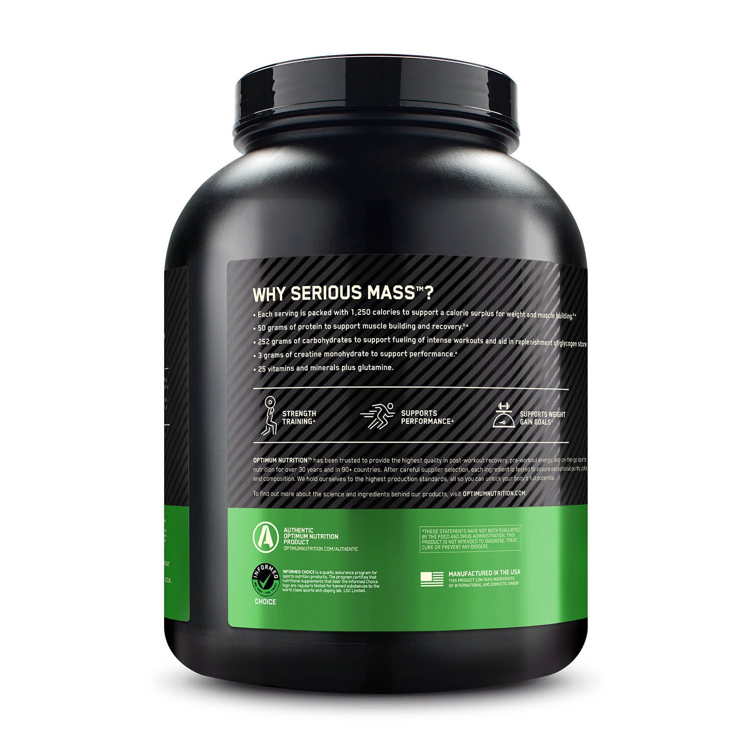 Optimum Nutrition Serious Mass - Chocolate | GNC