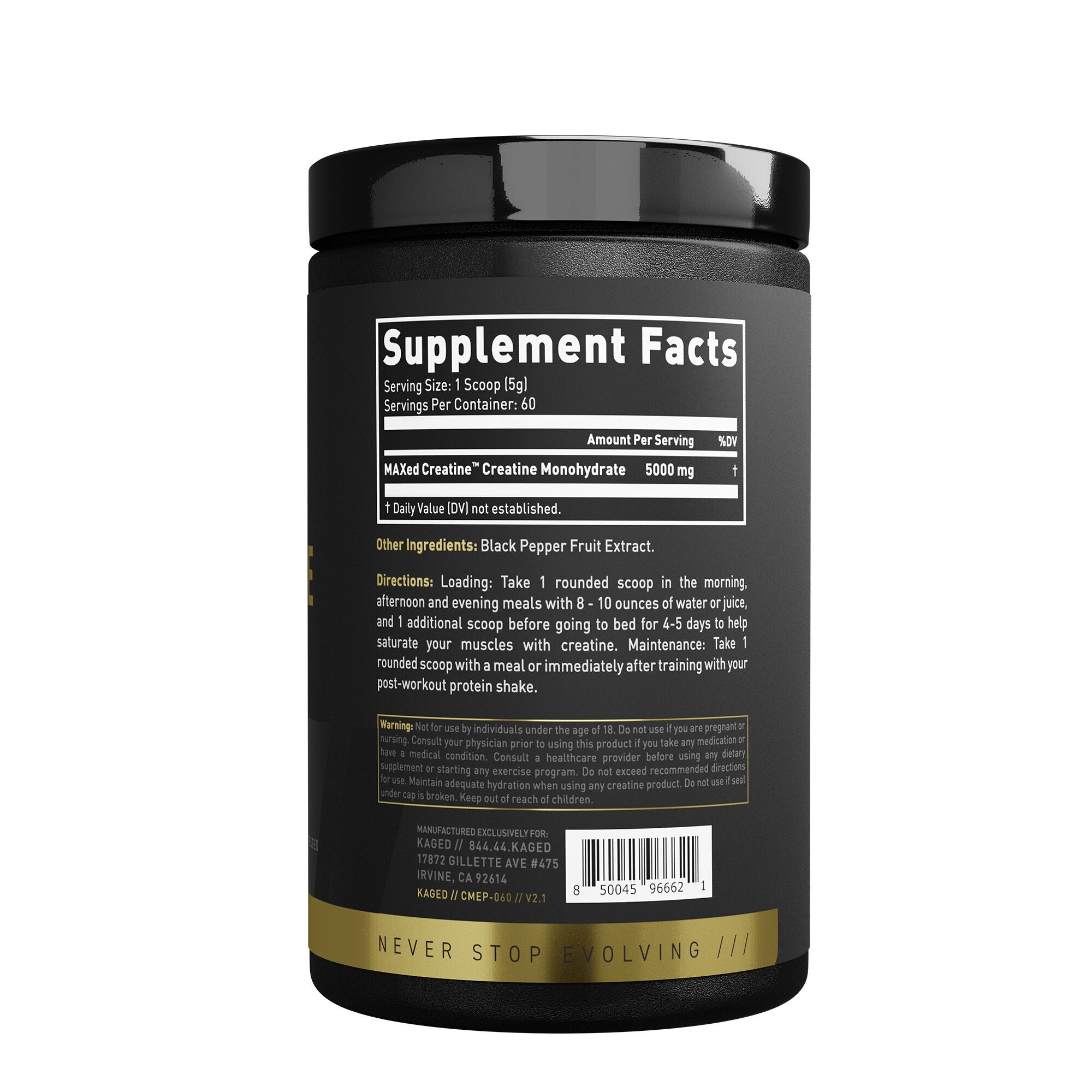 KAGED® - Elite Series: Creatine Monohydrate - 60 Servings | GNC